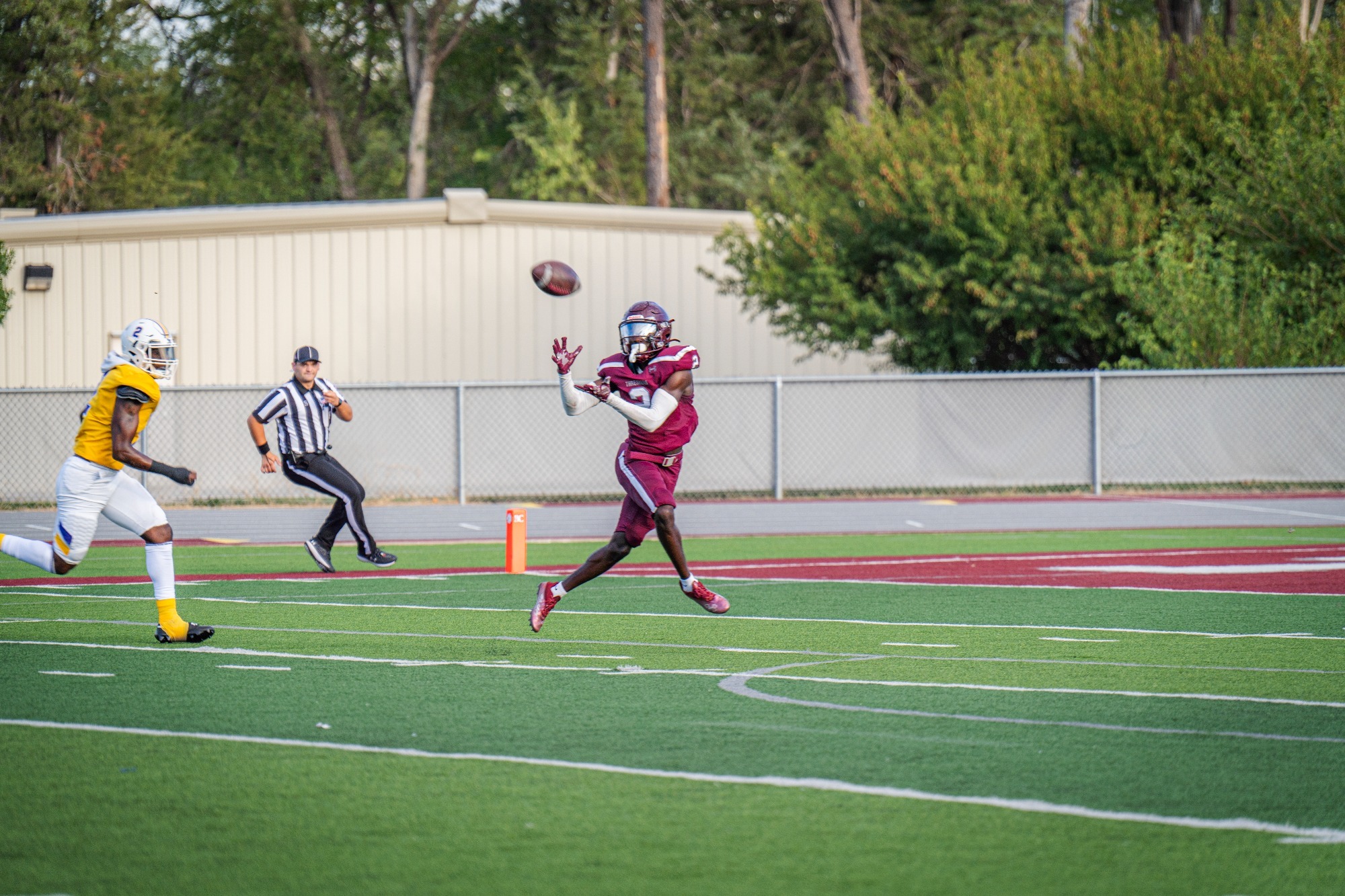 Football's upset bid of No. 9 Evangel falls short in double overtime ...