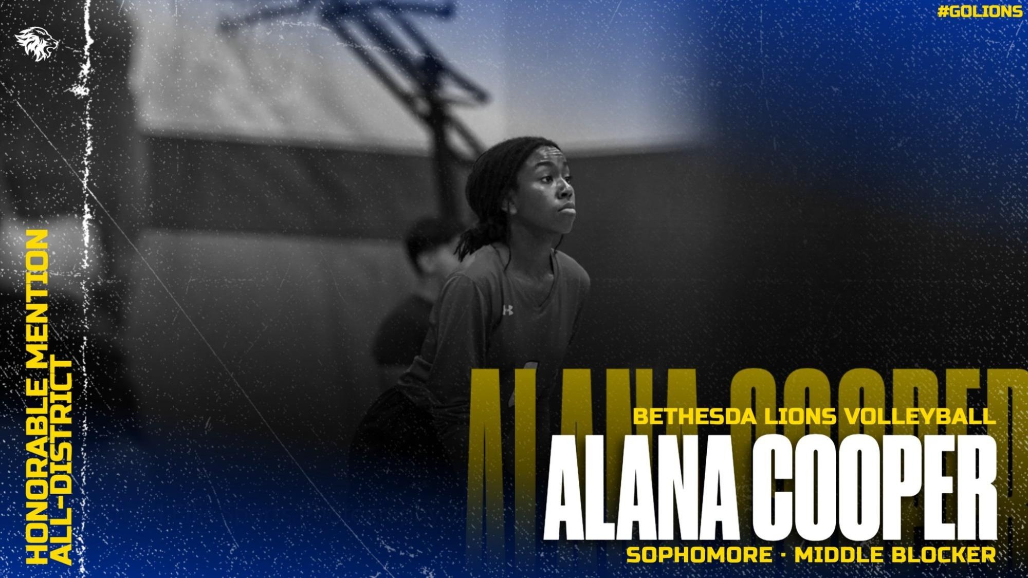 Alana Cooper - 2023 - Women's Volleyball - Bethesda Athletics