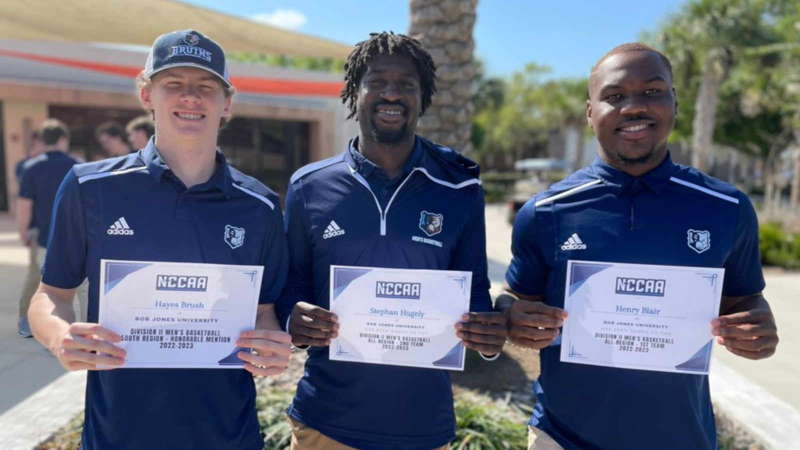 Three Men's Basketball Seniors Earn All-Region Honors - Bob Jones ...