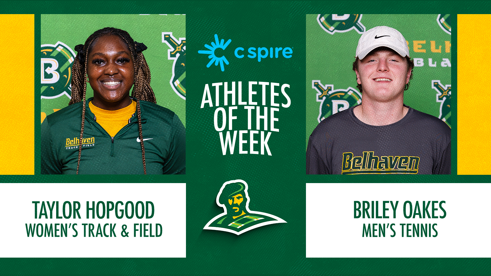 Allie Dahlman, Tre Chaffier Named C Spire Athletes of the Week ...