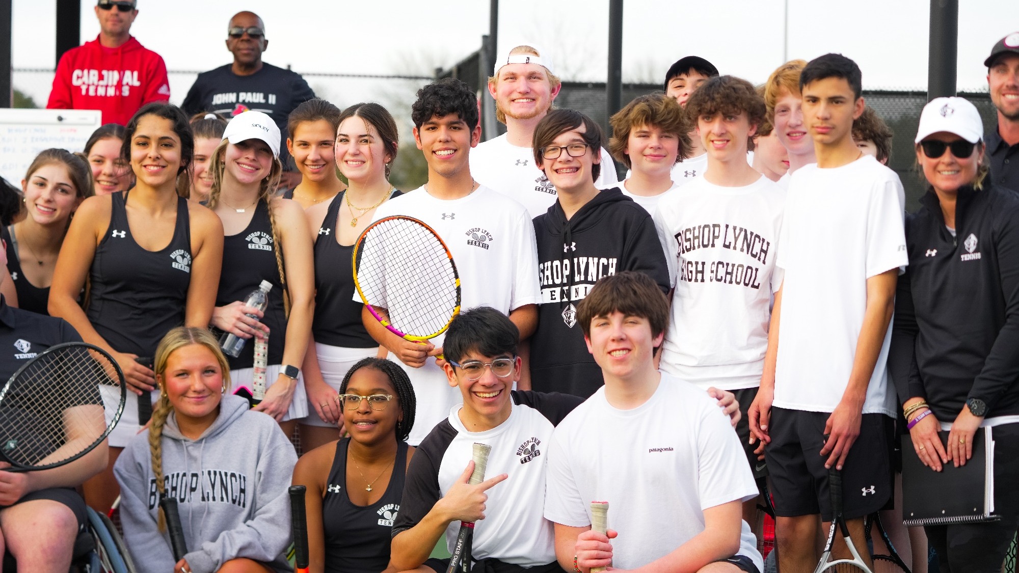 Freshmen shine at tennis district preview - Bishop Lynch Athletics