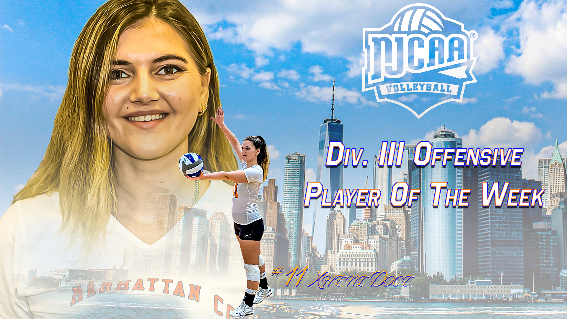 Xheni Doci Becomes First Player In BMCC Women's Volleyball Program ...