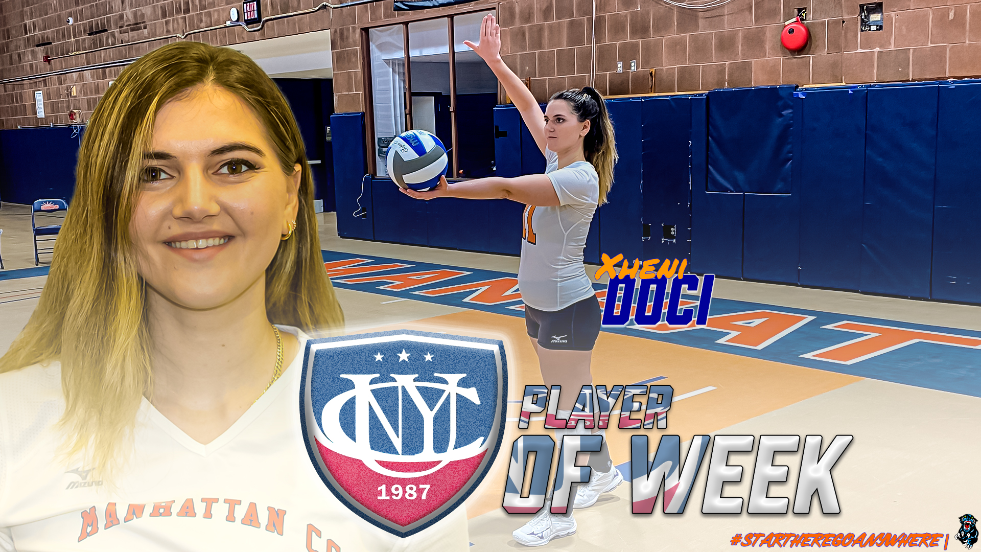 Doci Earns CUNYAC Player Of The Week Accolades - Borough of Manhattan ...