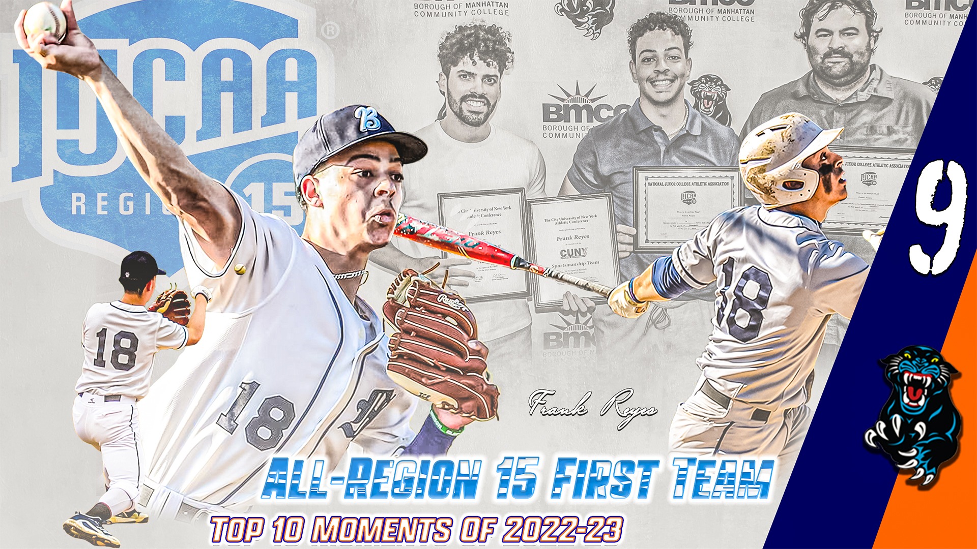 #PanthersTop10 Moment #9: BMCC Baseball’s Frank Reyes Becomes First ...