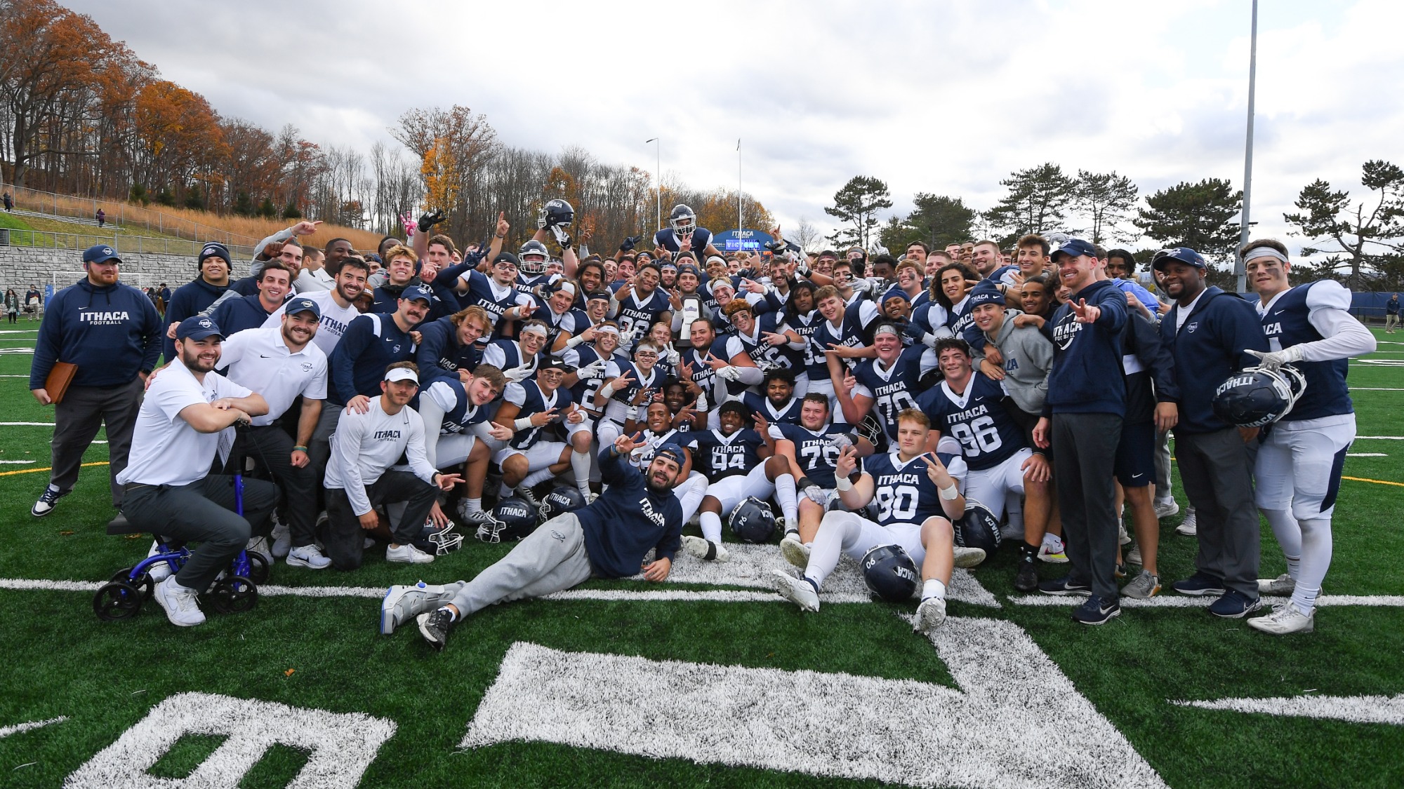 LIBERTY LEAGUE CHAMPS! No. 15/17 Football Routs Buffalo State, 62-0 ...