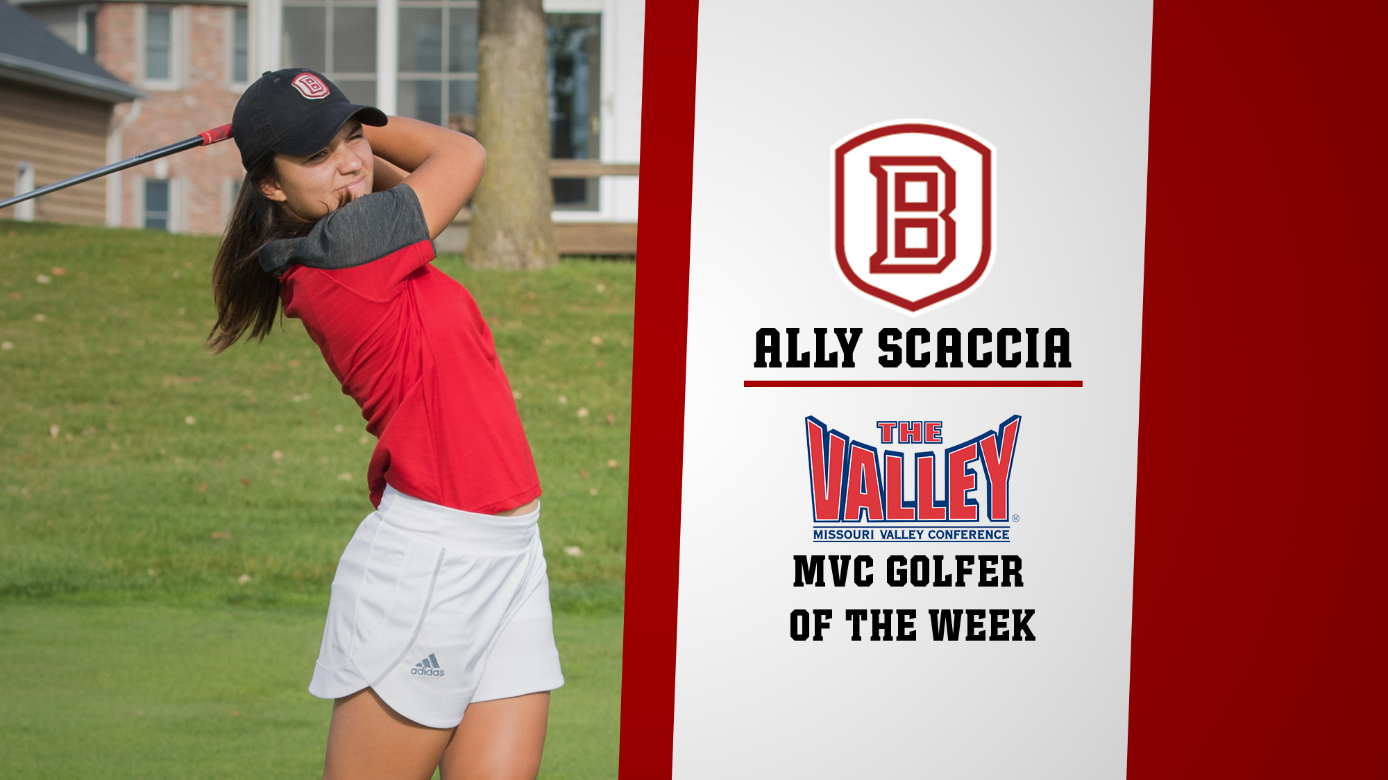 Scaccia Repeats As MVC Golfer Of The Week - Bradley University Athletics