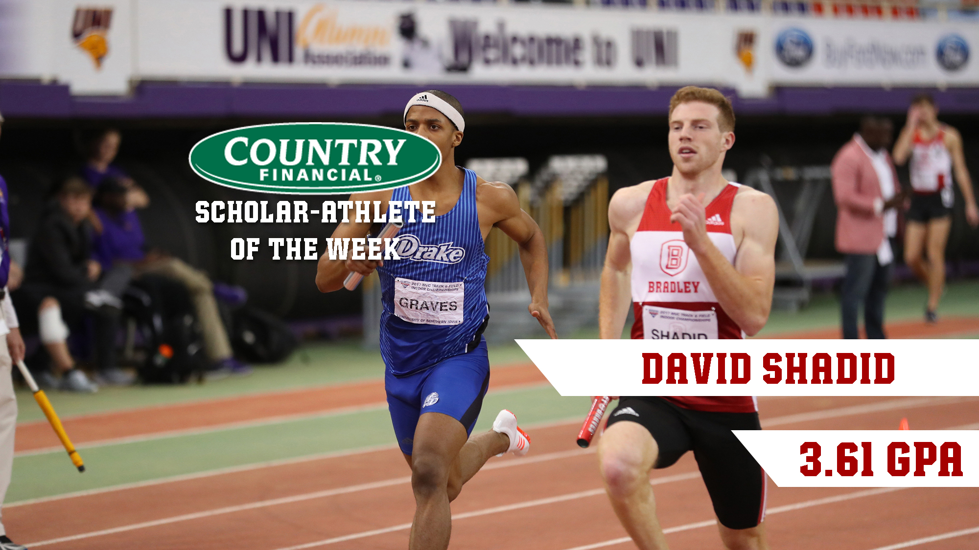David Shadid Named COUNTRY Financial Scholar-Athlete Of The Week ...