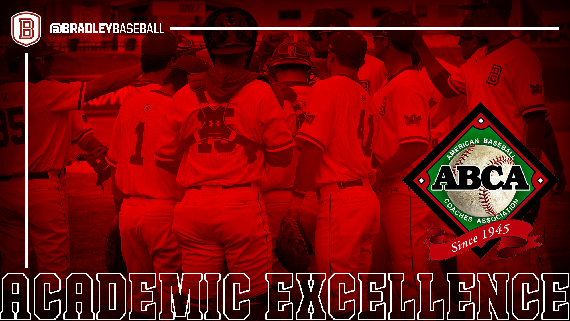 Bradley Baseball Receives ABCA Team Academic Excellence Award - Bradley ...