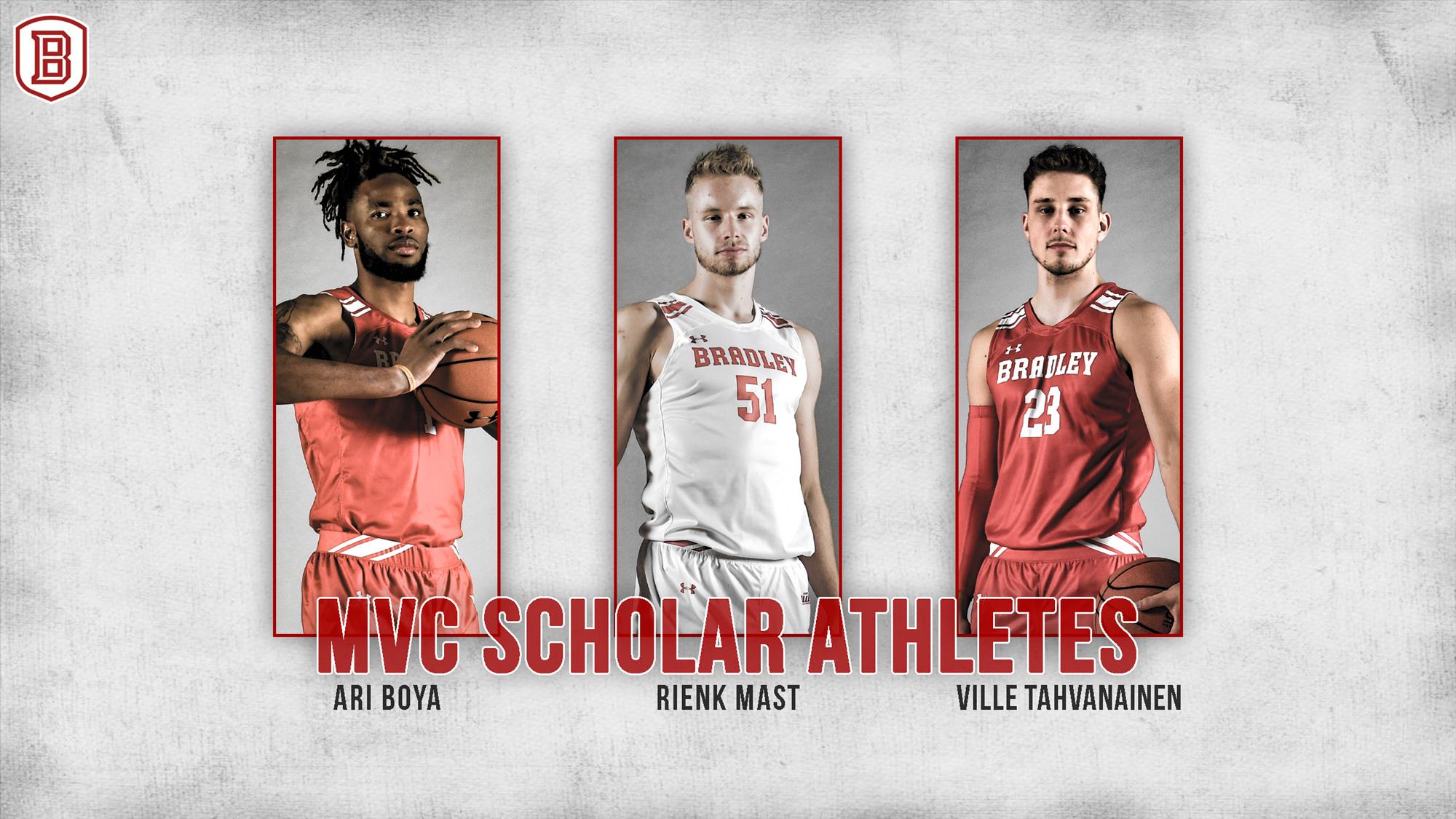 Three Braves Earn MVC Scholar-Athlete Honors - Bradley University Athletics