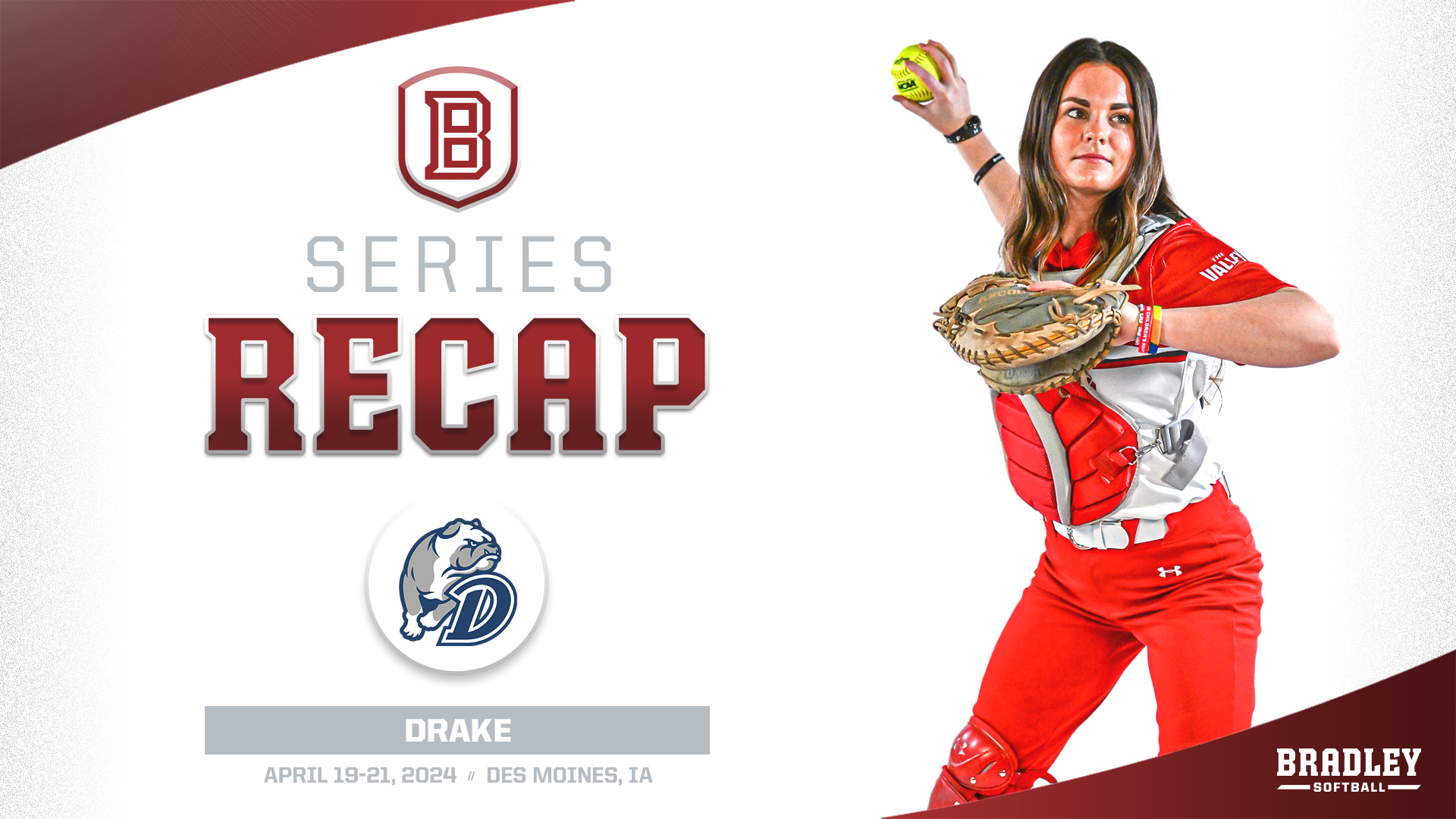 Softball Wins their Fifth Series of the Season - Bradley University ...