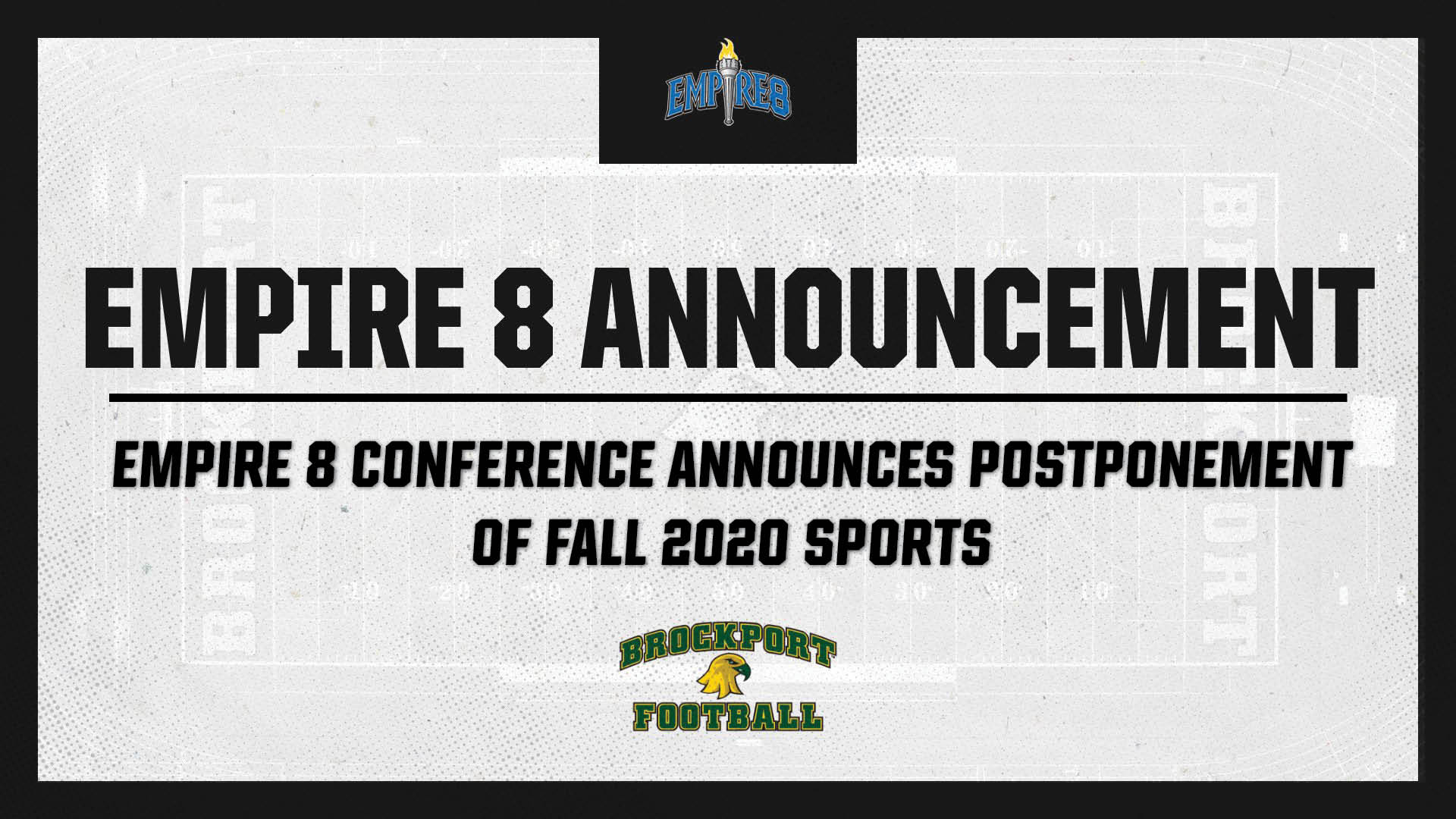 Empire 8 Conference Announces Postponement of Fall 2020 Sports - SUNY ...