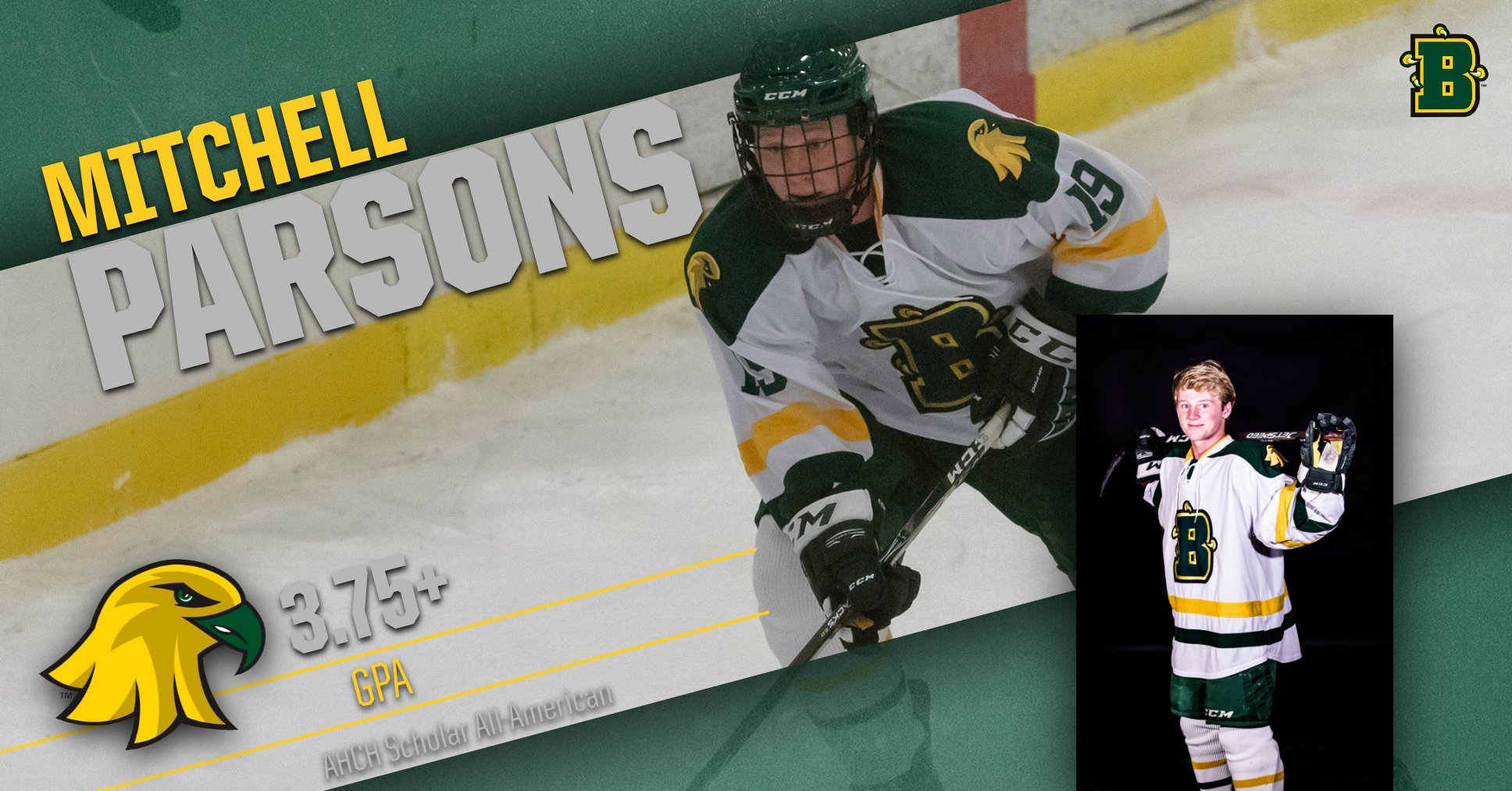 Parsons Earns AHCA Scholar All-American Honors - SUNY Brockport Athletics
