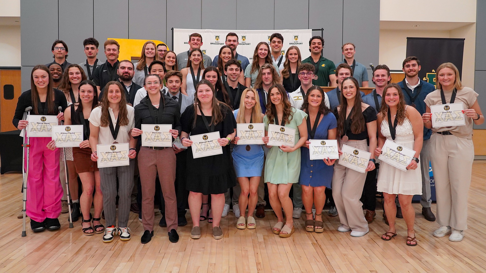 Brockport Inducts 50 Student-Athletes into Chi Alpha Sigma Honor ...