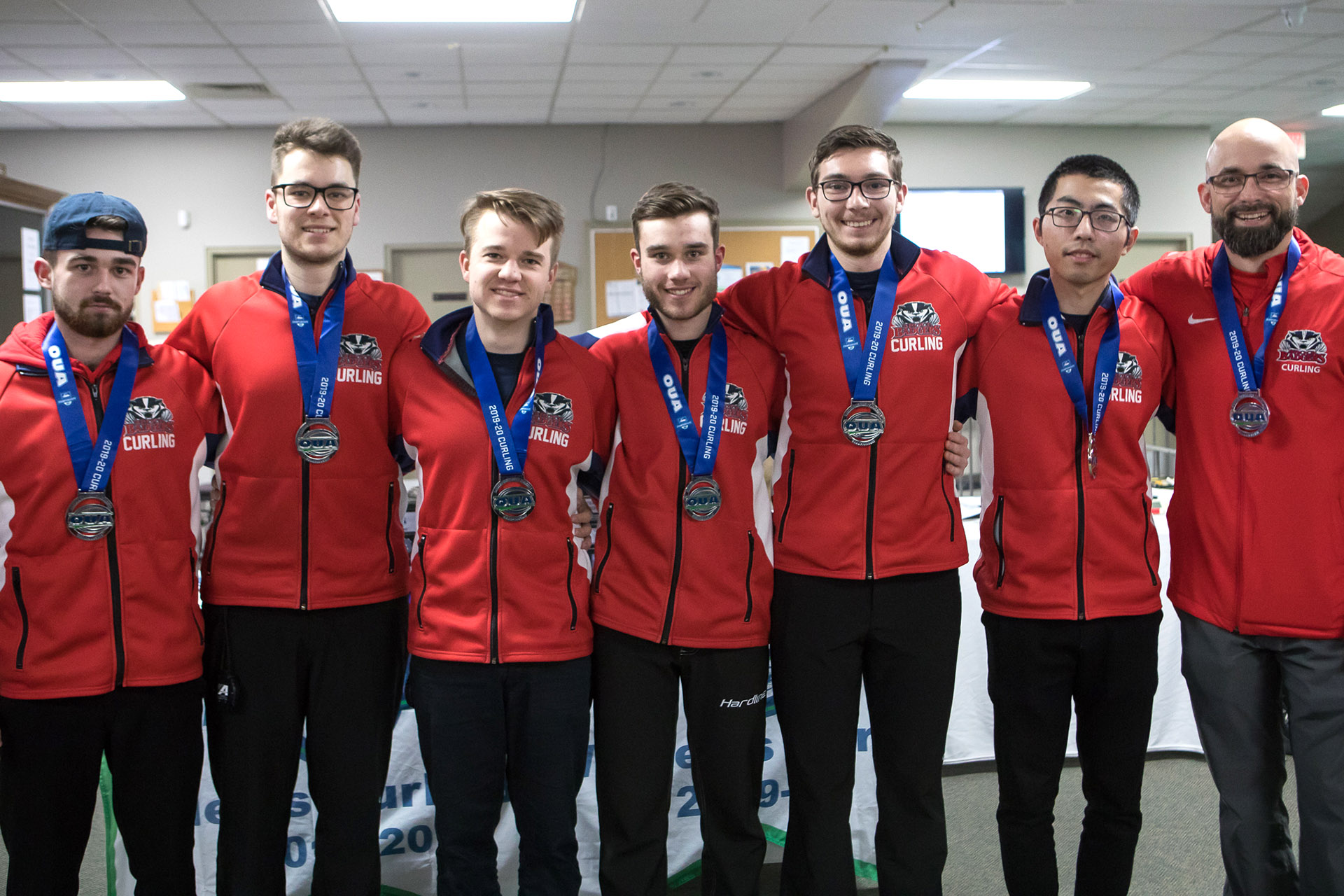 Men's curling team captures provincial silver medal - Brock University ...