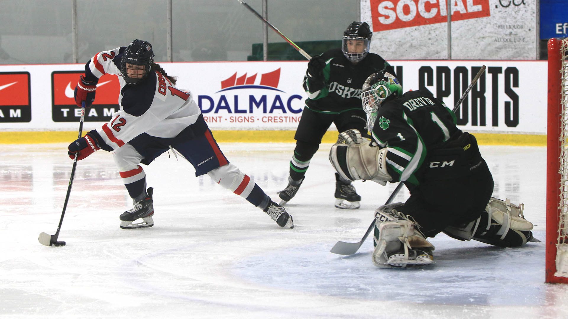 Brock women’s hockey team runs into Saskatchewan wall - Brock University Athletics
