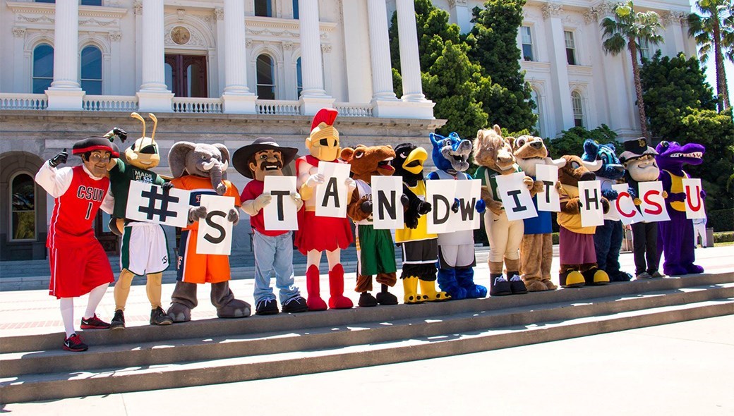 Billy Bronco Visits Capitol on Mascot Day - Cal Poly Pomona Athletics