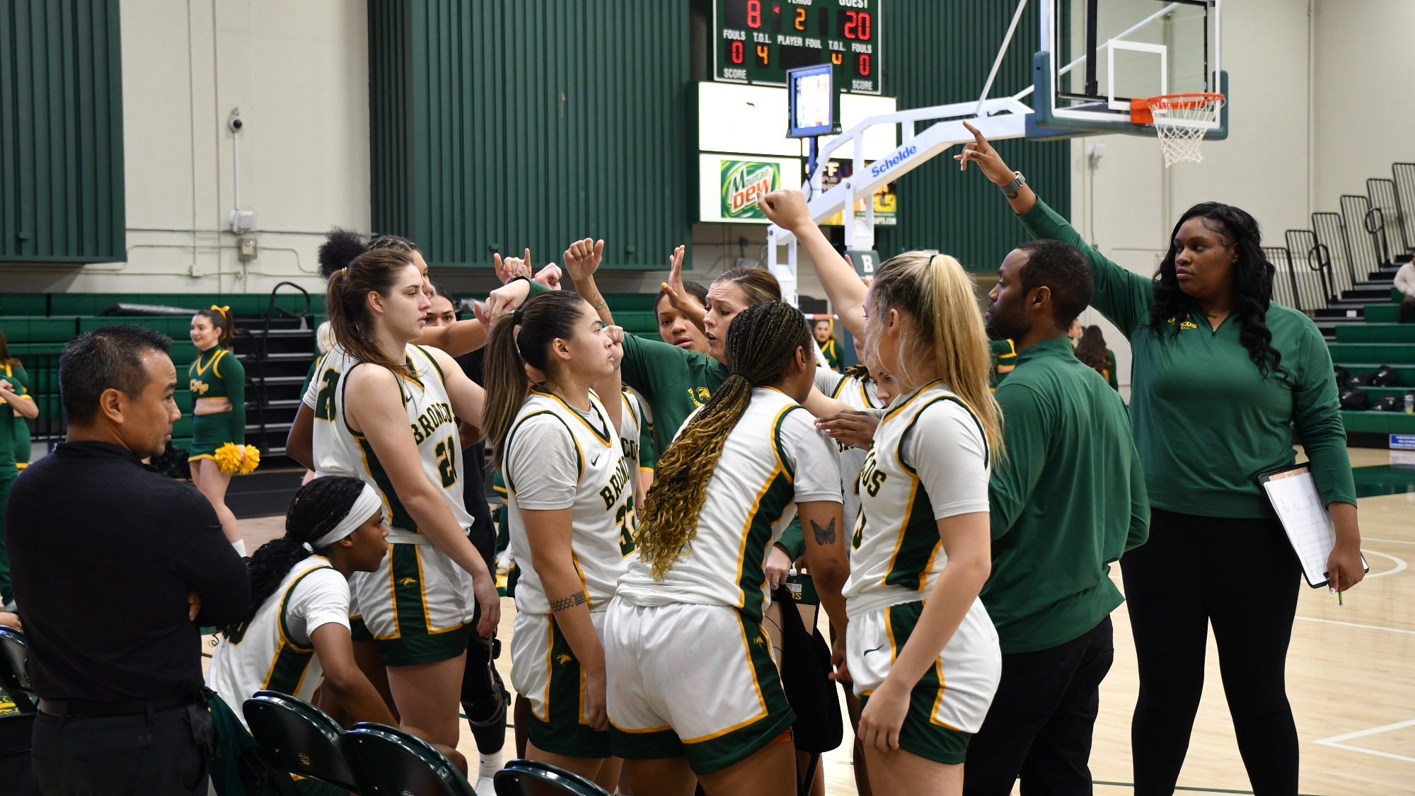 Broncos Secure CCAA Tournament Berth with Dominant 30-Point Victory ...