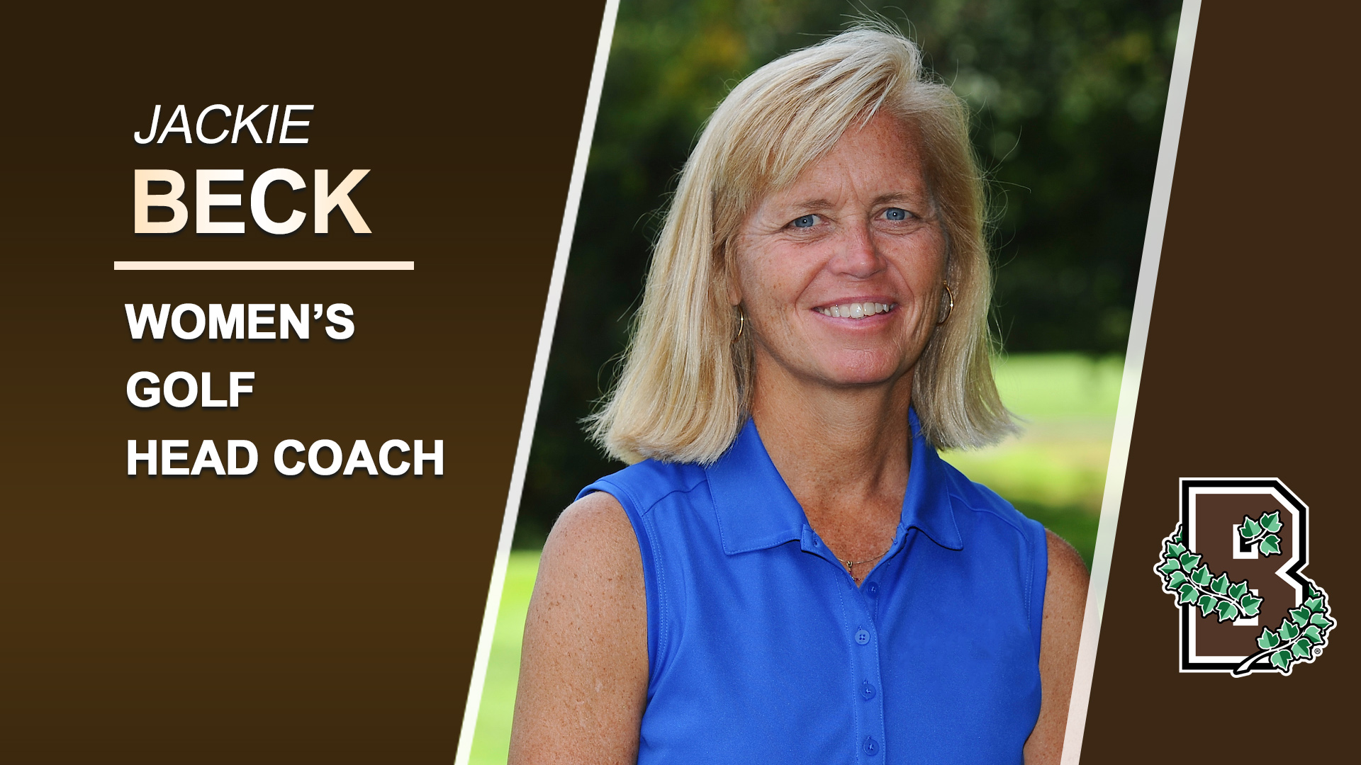 Jackie Beck Named Head Women’s Golf Coach at Brown - Brown University ...