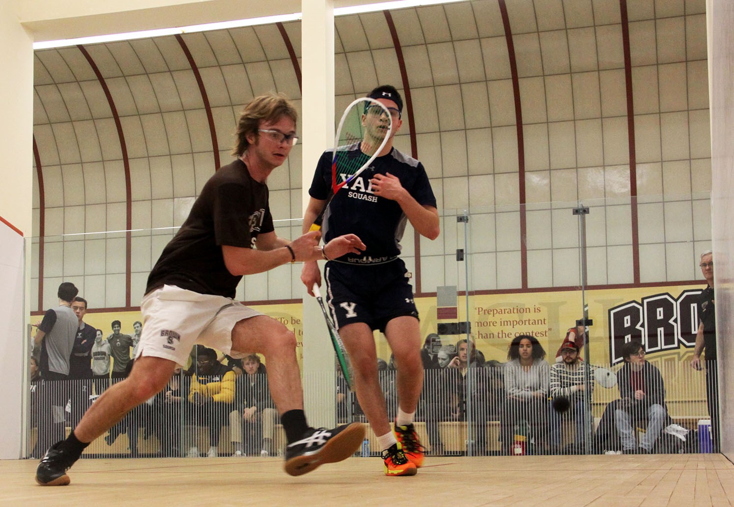 #16 Men’s Squash Drops 5-4 Match To #8 Virginia - Brown University ...