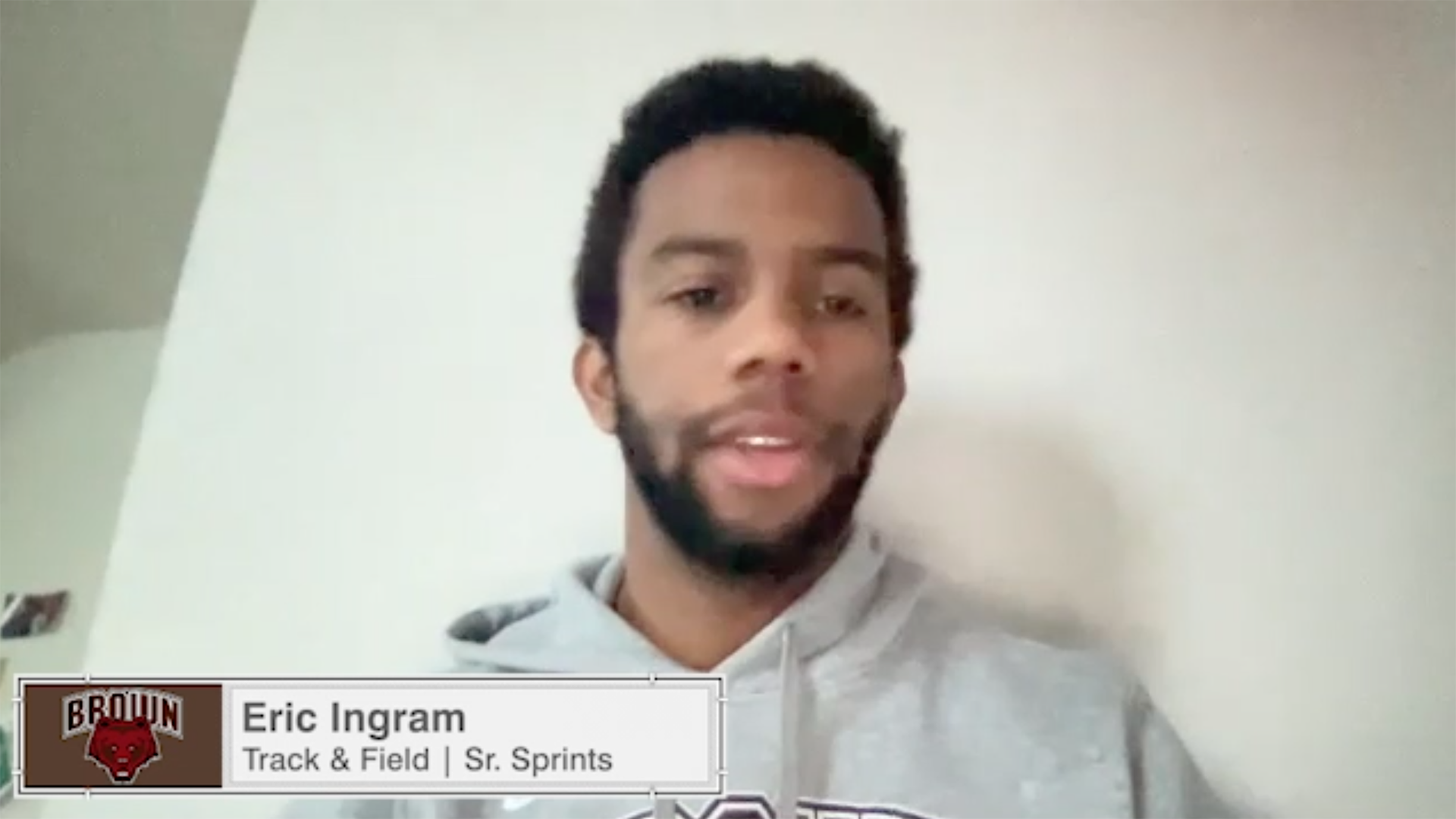 Black History Month 2021: Eric Ingram '21, Men's Track & Field - Brown ...