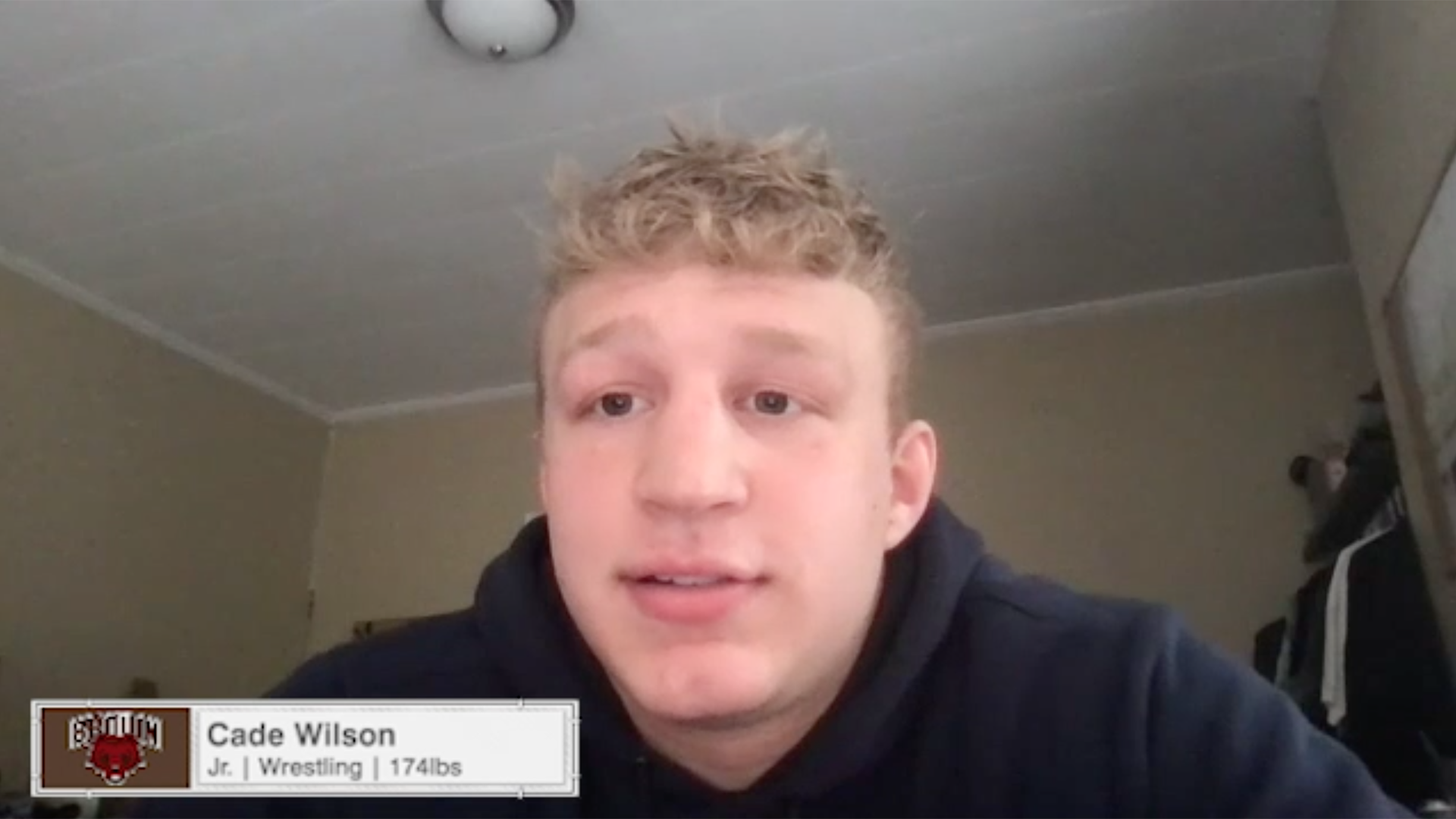 National Student-Athlete Day 2021: Cade Wilson, Wrestling - Brown ...