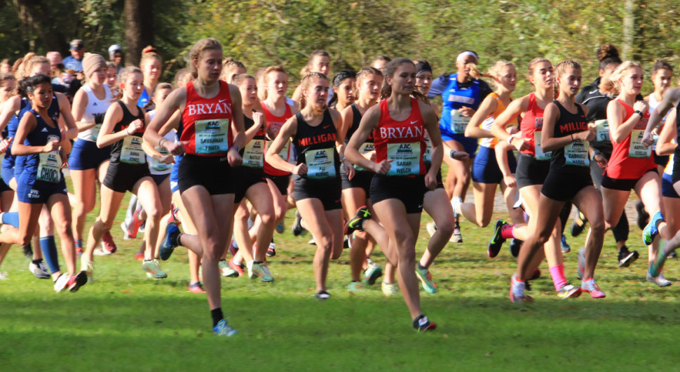 Fruth Takes 22nd; Women's Cross Country Finished 7th At AAC Championships - Bryan College