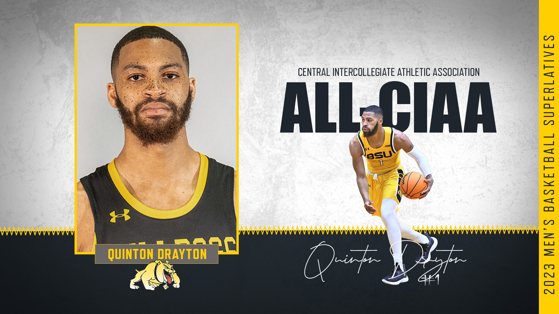 Drayton Named to All-CIAA Team - Bowie State University Athletics