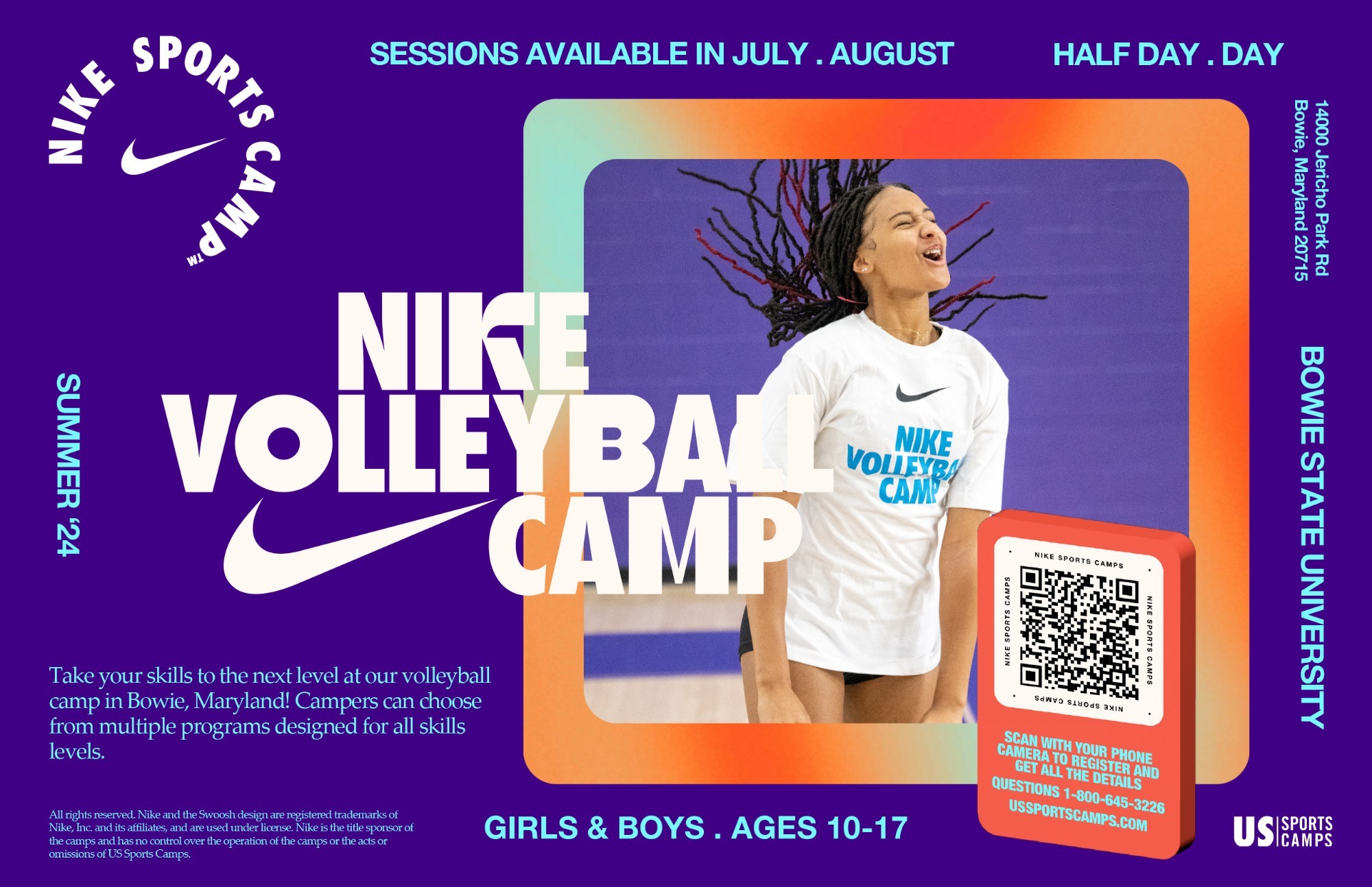 Nike to Host Volleyball Camps at Bowie State - Bowie State University ...