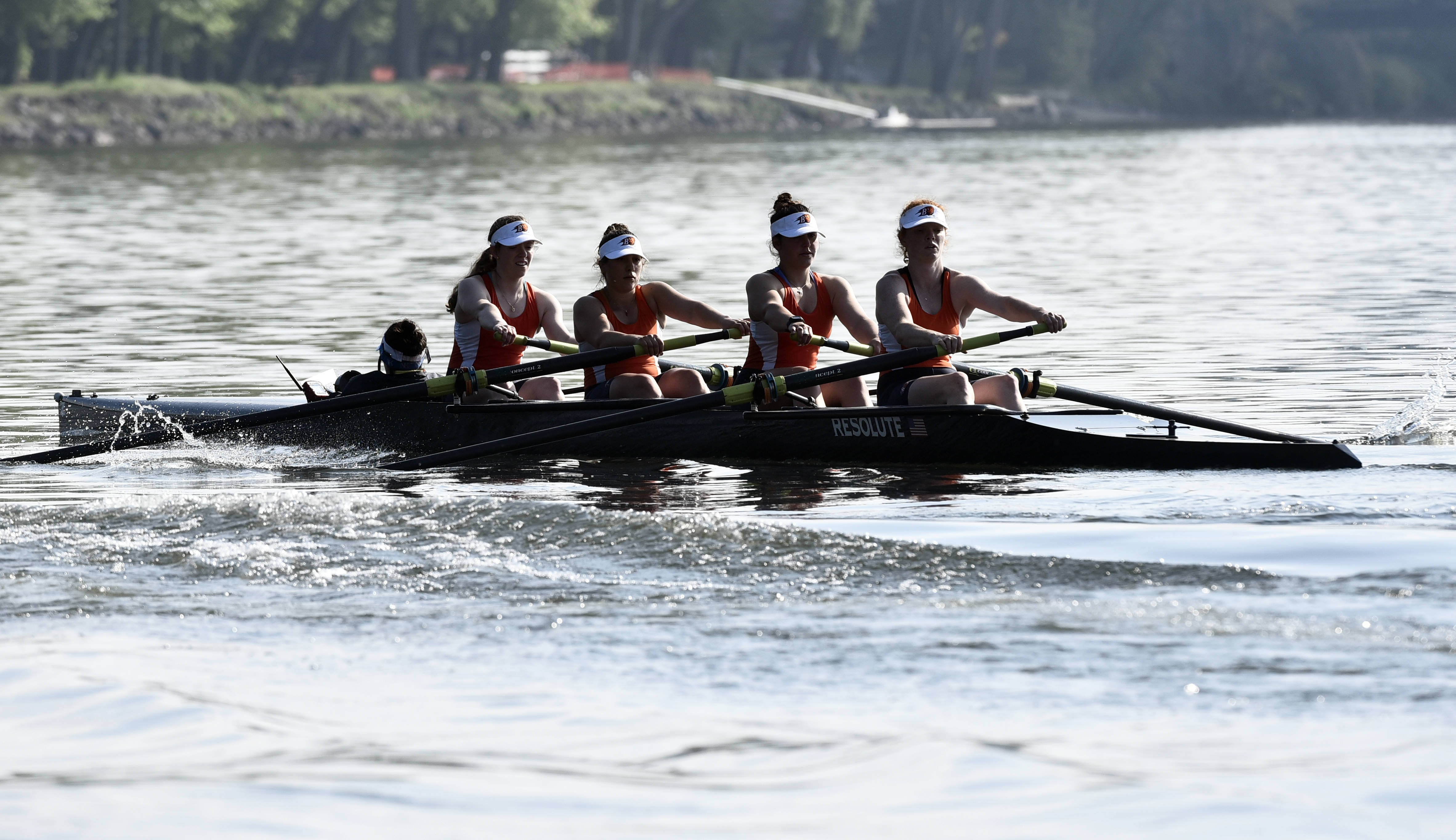 Women's Rowing Races Against Holy Cross and Boston University ...