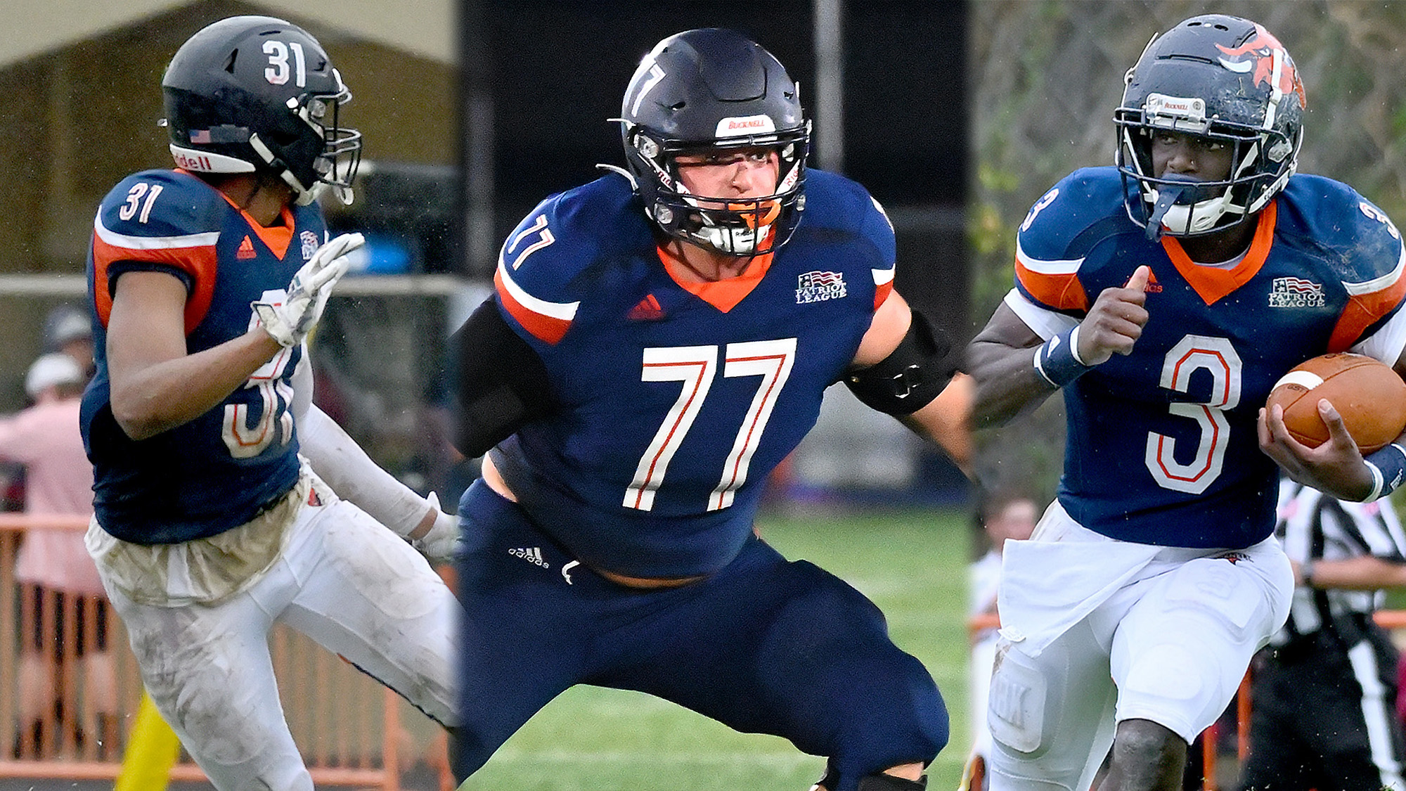 Bucknell Football Places Three on Academic All-Patriot League Team ...