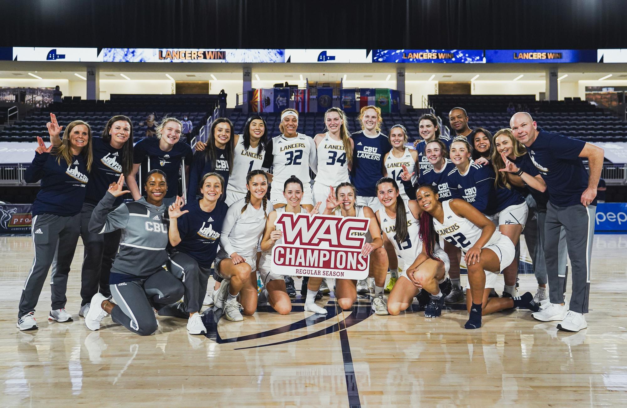 Women’s Basketball Clinches WAC Regular Season Championship - CBU Athletics