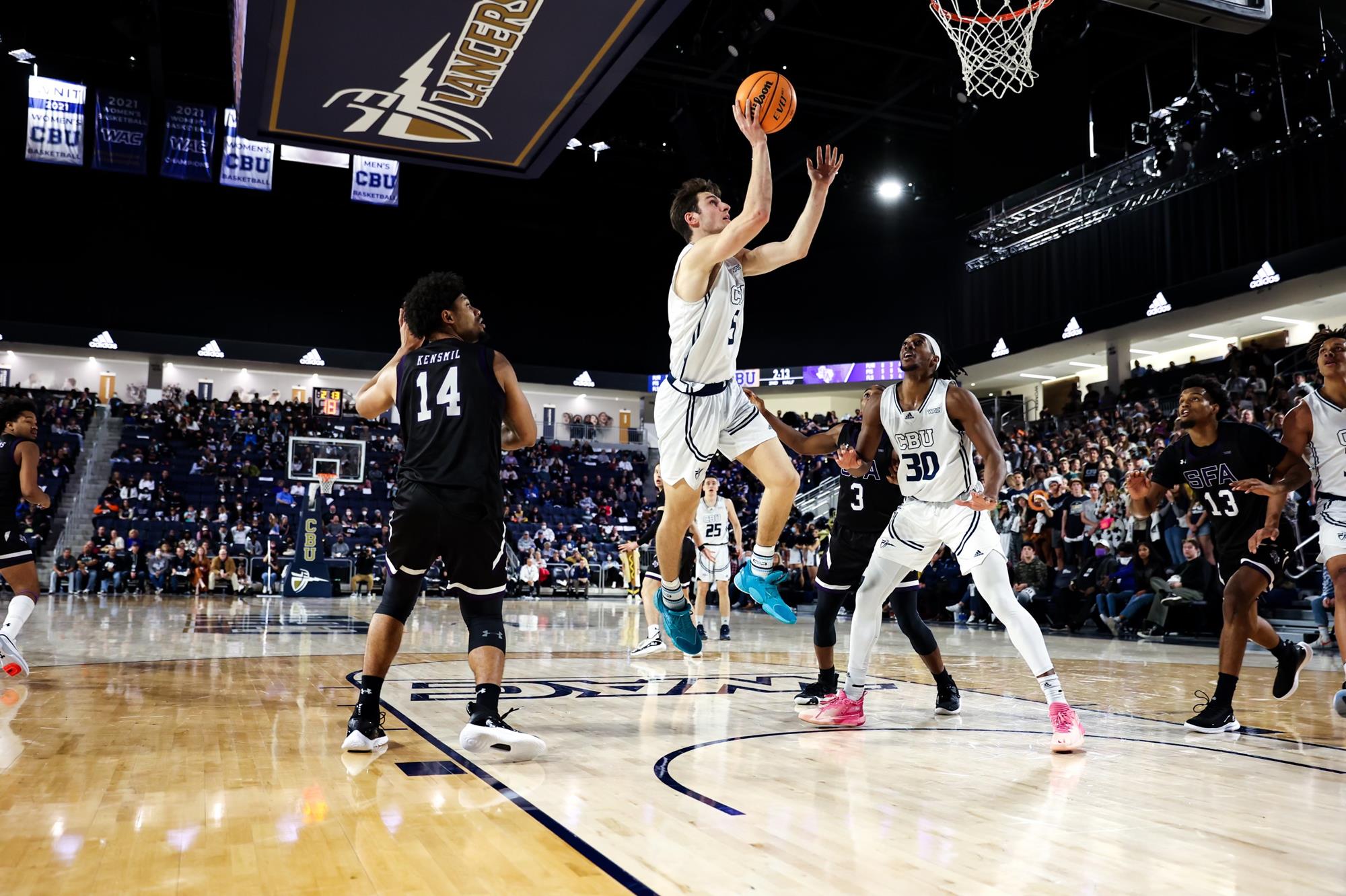 Lancers Battle SFA in Front of Second-Best Crowd of Home Schedule - CBU ...