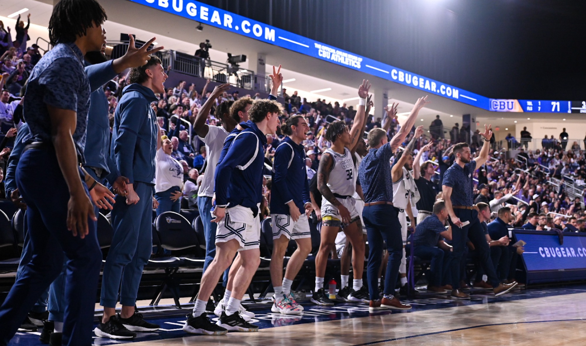 Lancers Down Lopes in Front of Sellout Crowd - CBU Athletics