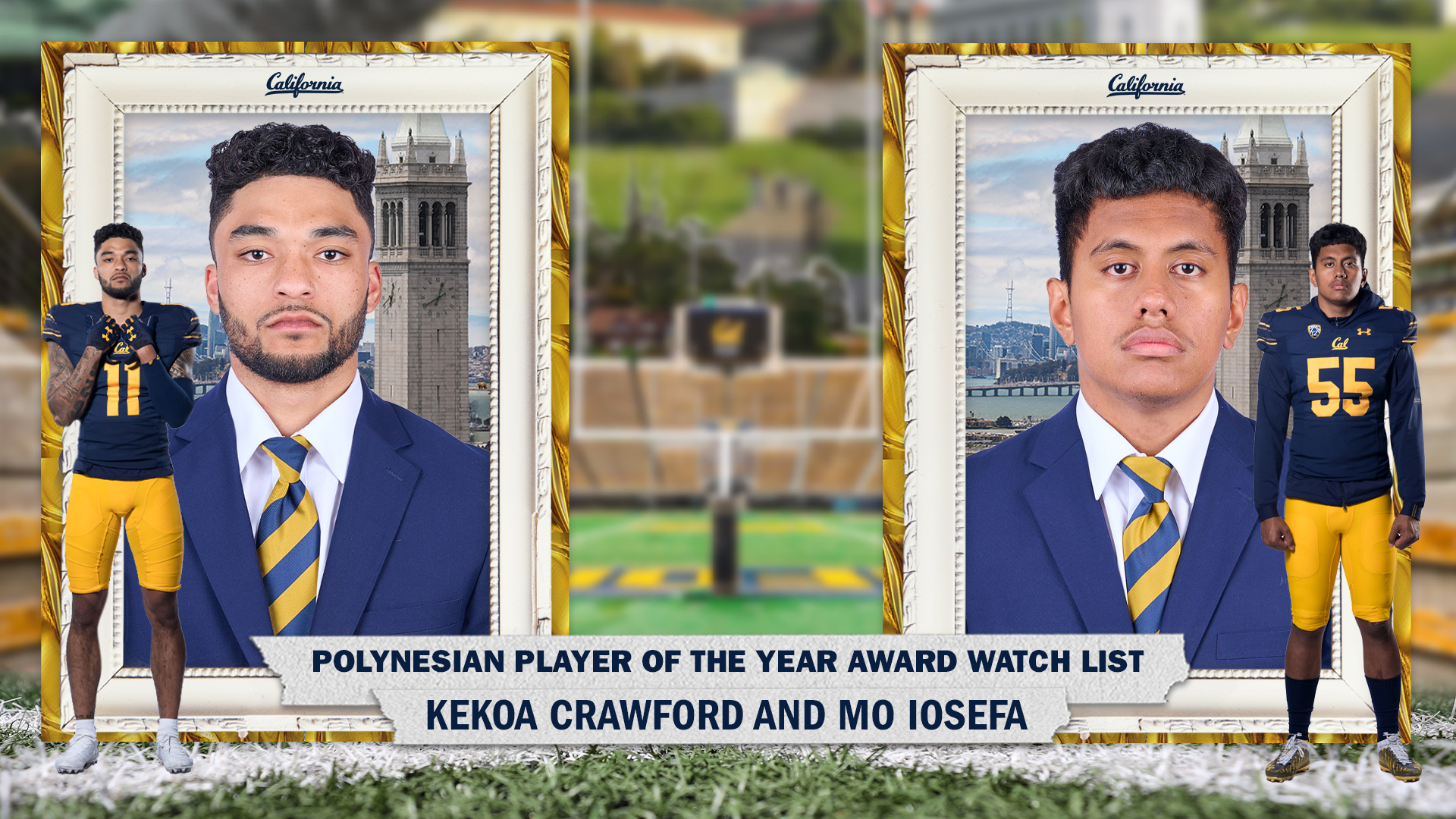 Kekoa Crawford - Football - California Golden Bears Athletics