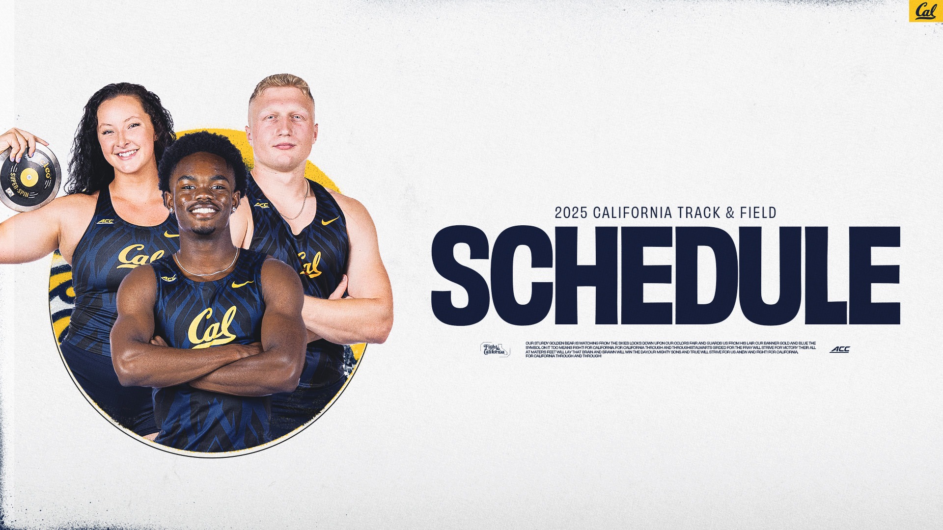2025 Track & Field Schedule - California Golden Bears Athletics