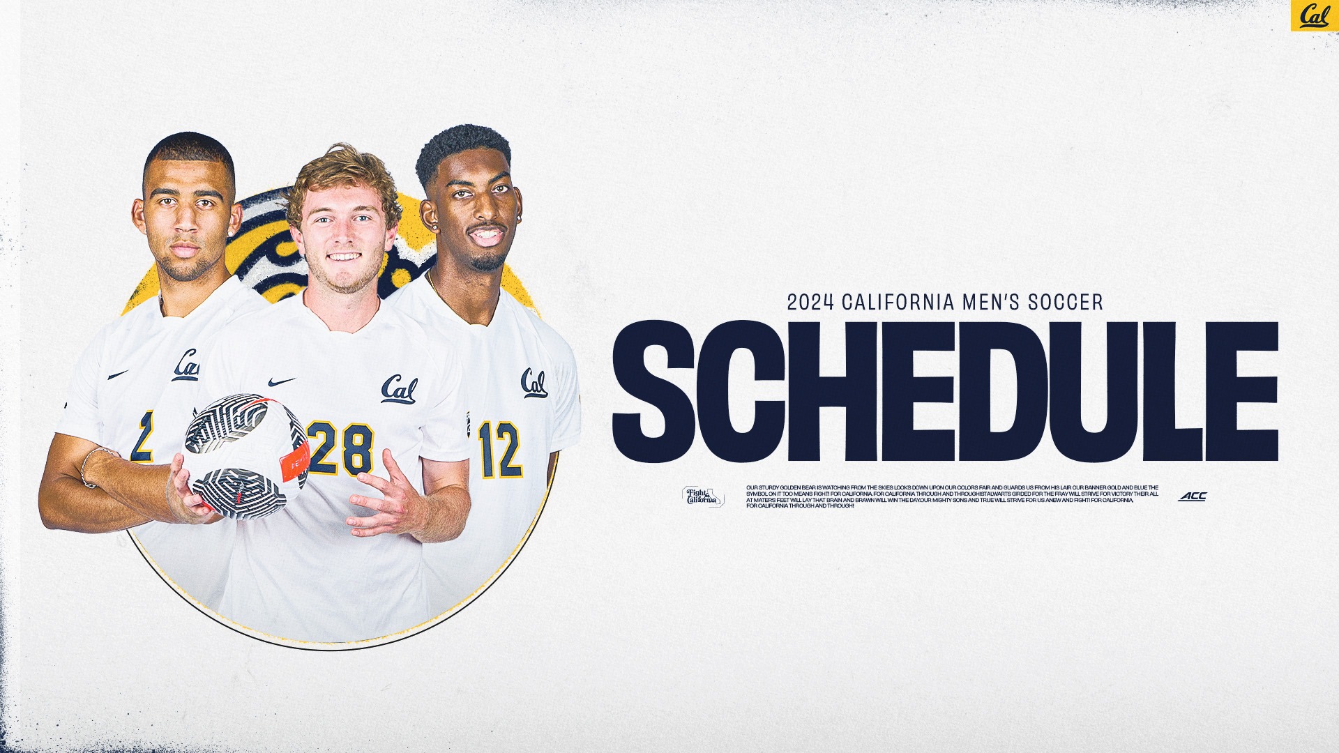 2024 Men's Soccer Schedule - California Golden Bears Athletics