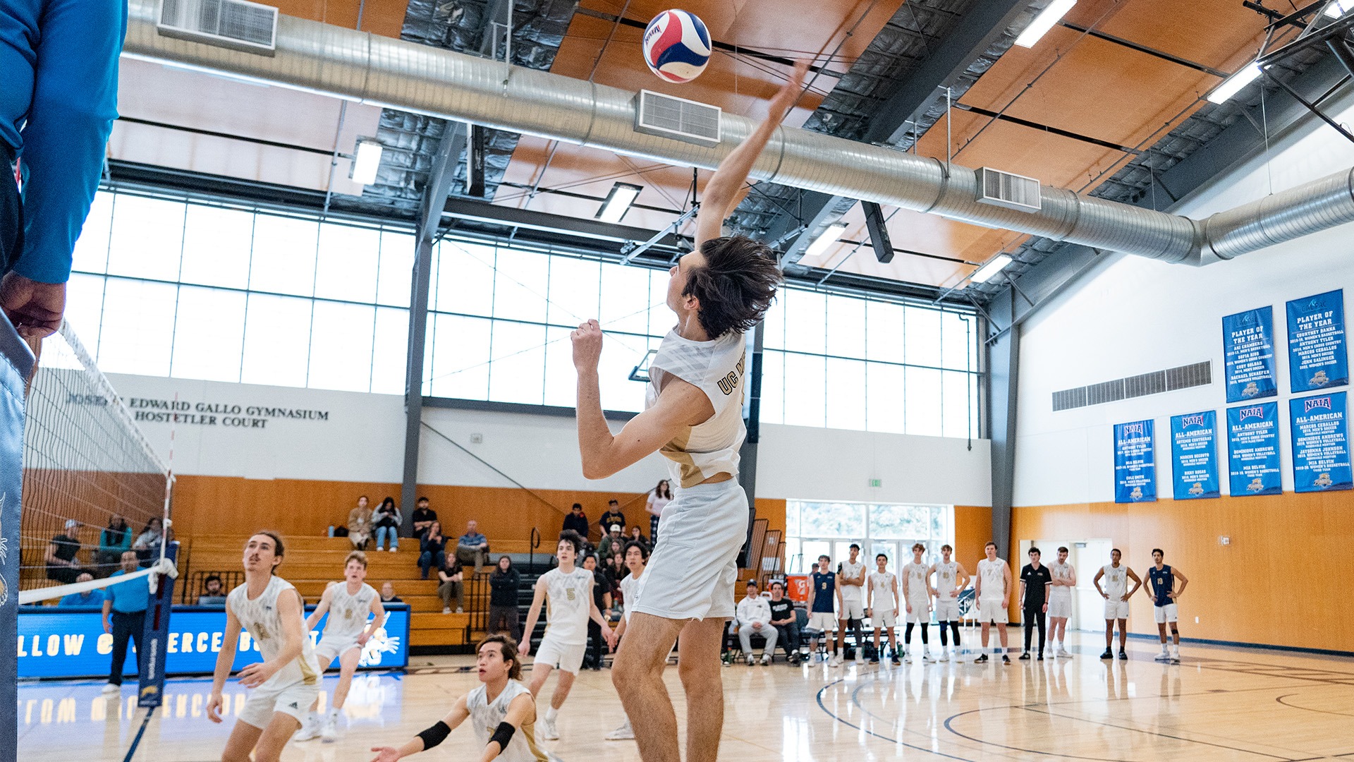 Men's Volleyball Drops Match to #3 Vanguard - University of California ...