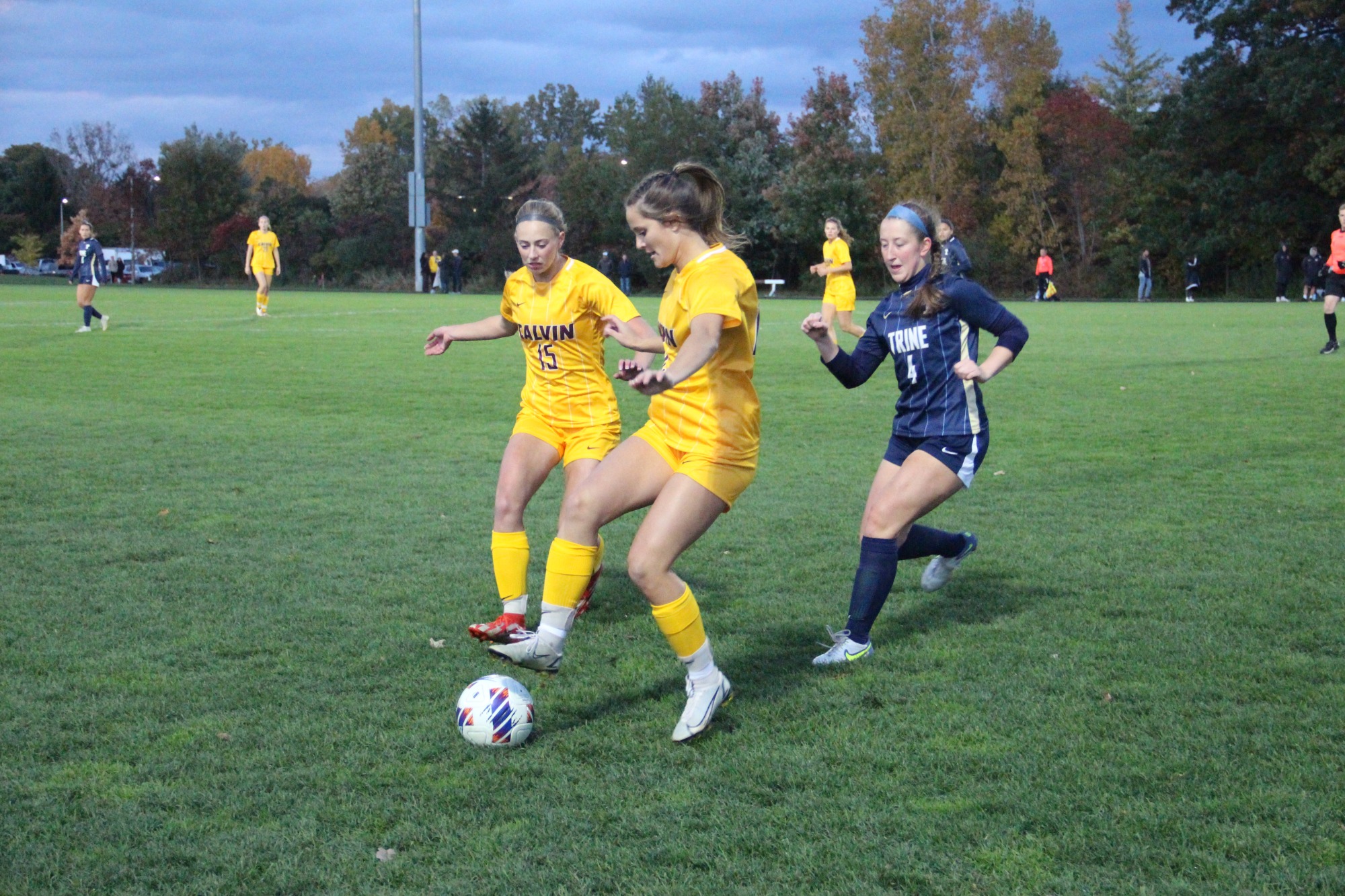 Calvin Women's Soccer Shuts Out Trine to Remain Top of the MIAA Table ...