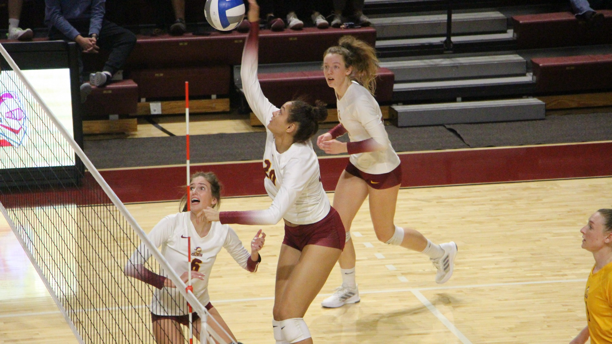 Calvin Volleyball Defeats Bulldogs in Three - Calvin University