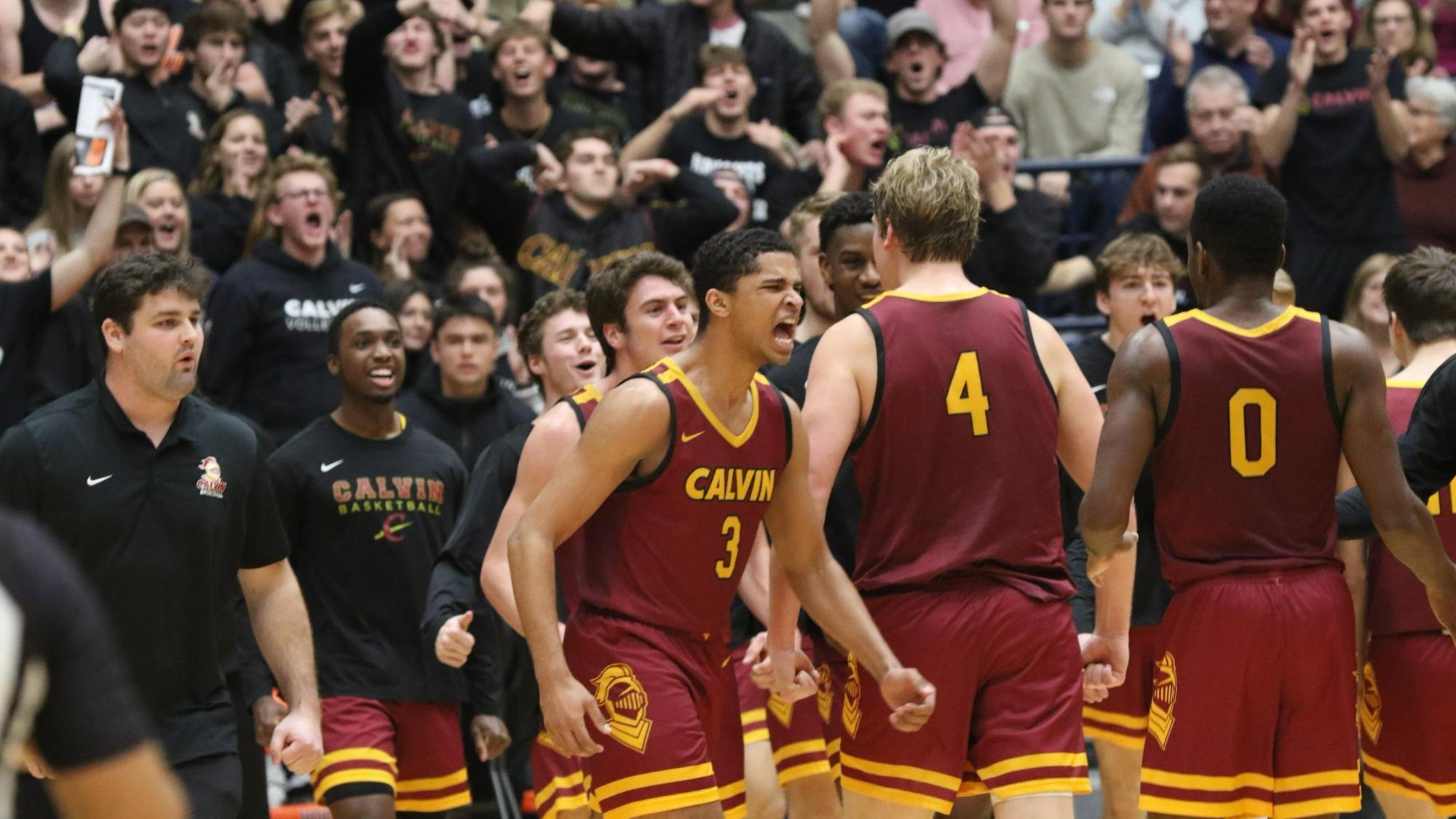 Calvin Men's Basketball Scores Early Knockout in 81-49 Win at Hope ...