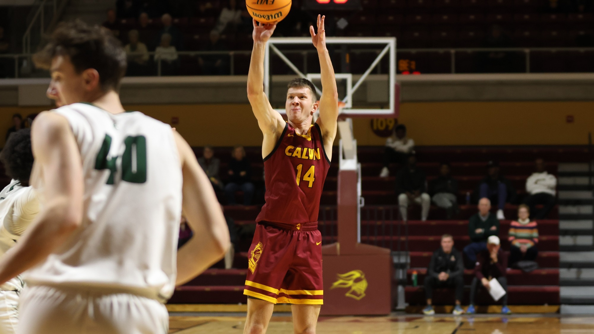 Calvin Men's Basketball Led By Defense in 75-45 Win - Calvin University