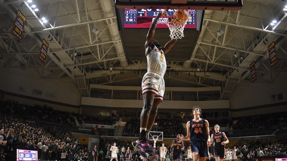 Calvin Men's Basketball Clinches Outright MIAA Title With 77-58 Win ...