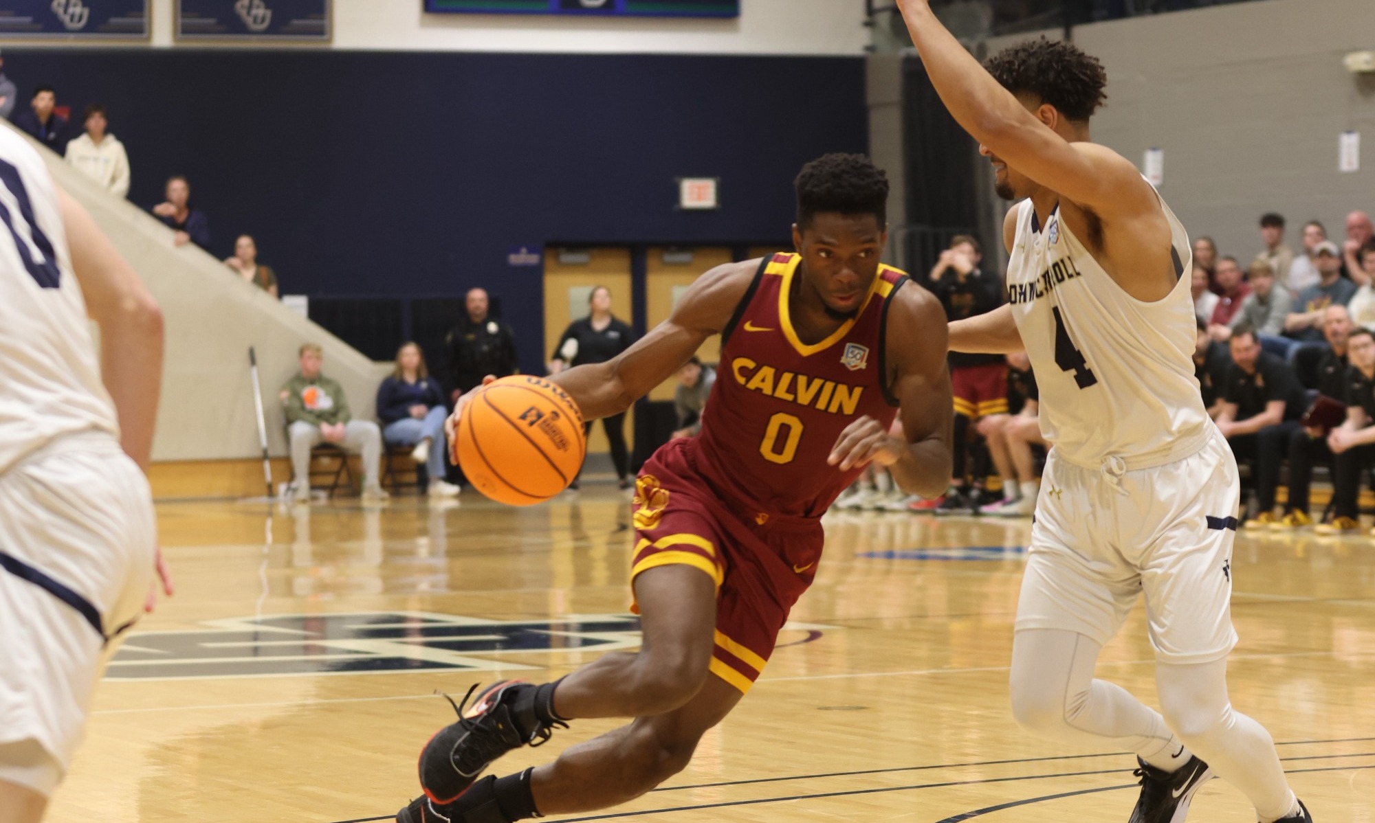 Calvin Men's Basketball Uses Blue Collar Effort to Defeat Blue Streaks ...