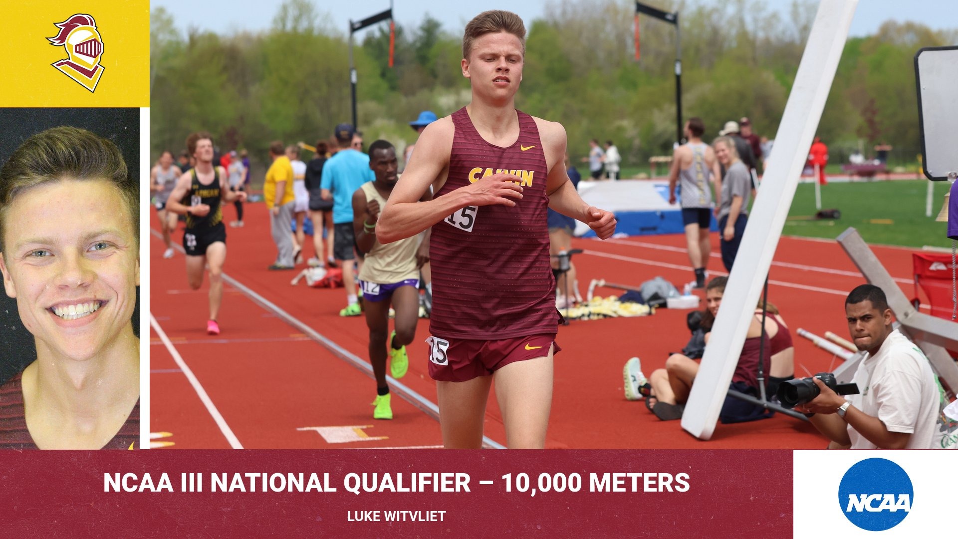 Calvin's Luke Witvliet Takes 20th in 10,000 Meter Run at NCAA III ...