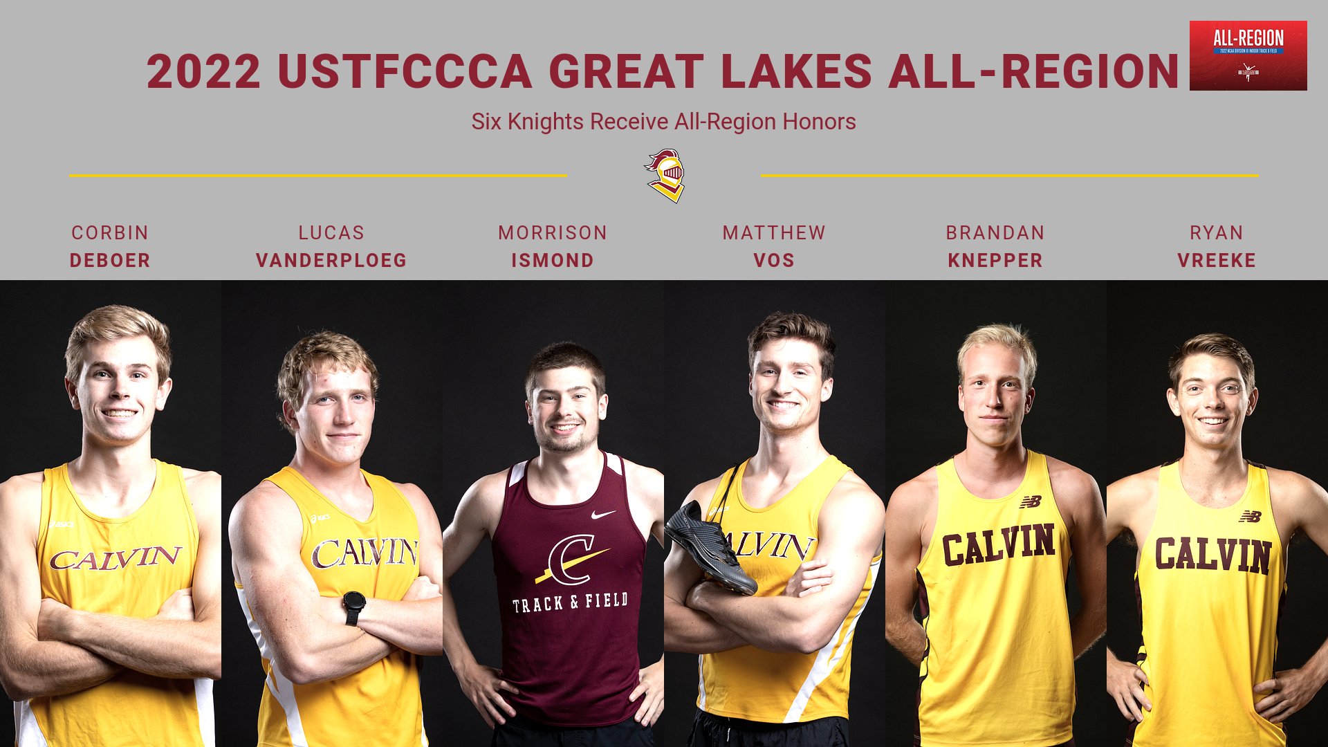 Calvin Men's Outdoor Track and Field Lands Six on USTFCCCA Great Lakes ...