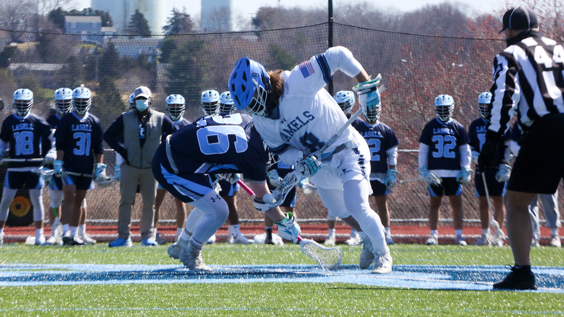 Men's Lacrosse Downs Lasell, 20-9, at Silfen Field - Connecticut College