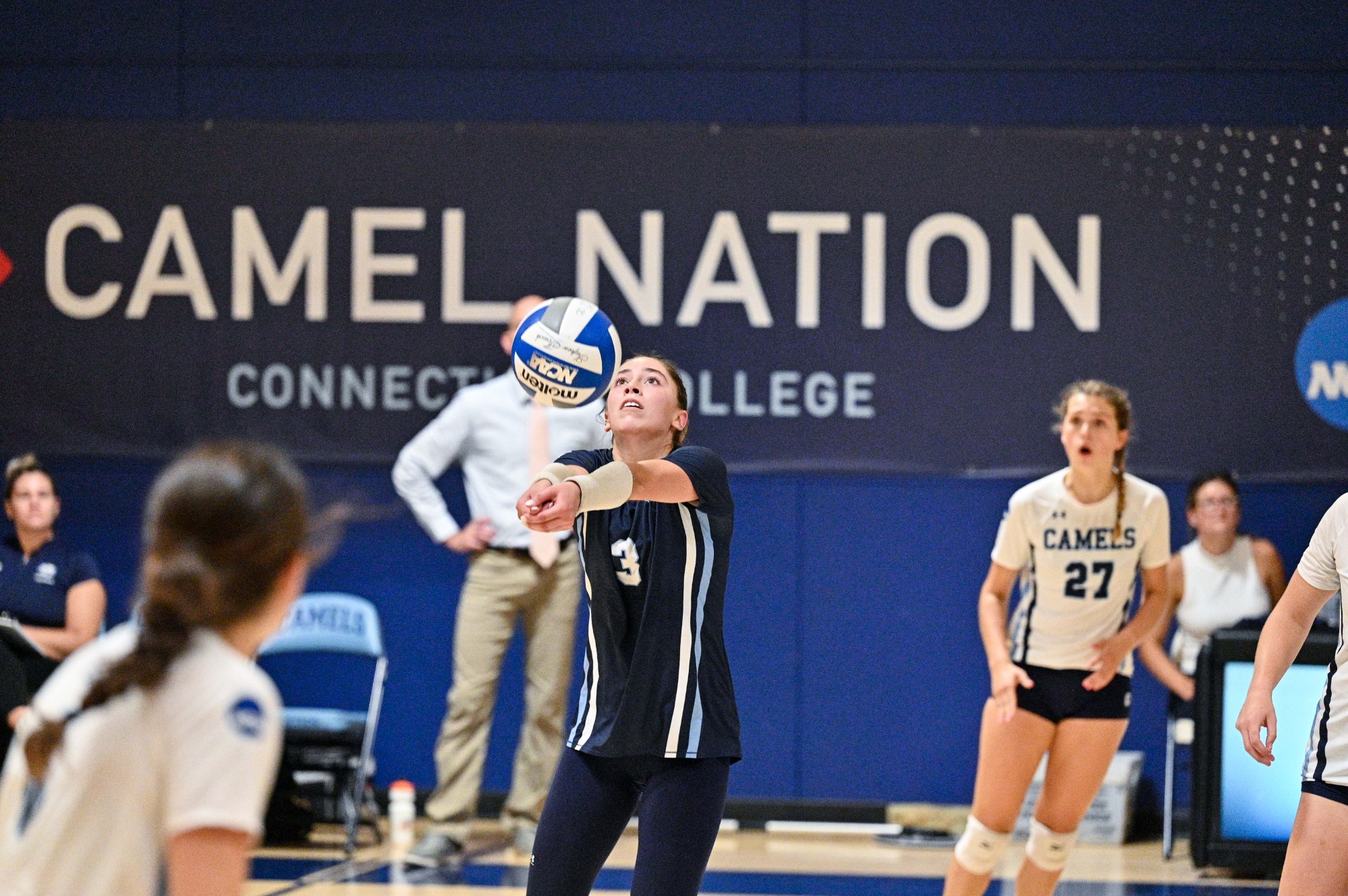 Volleyball Drops Non-Conference Tilt at Salve Regina - Connecticut College
