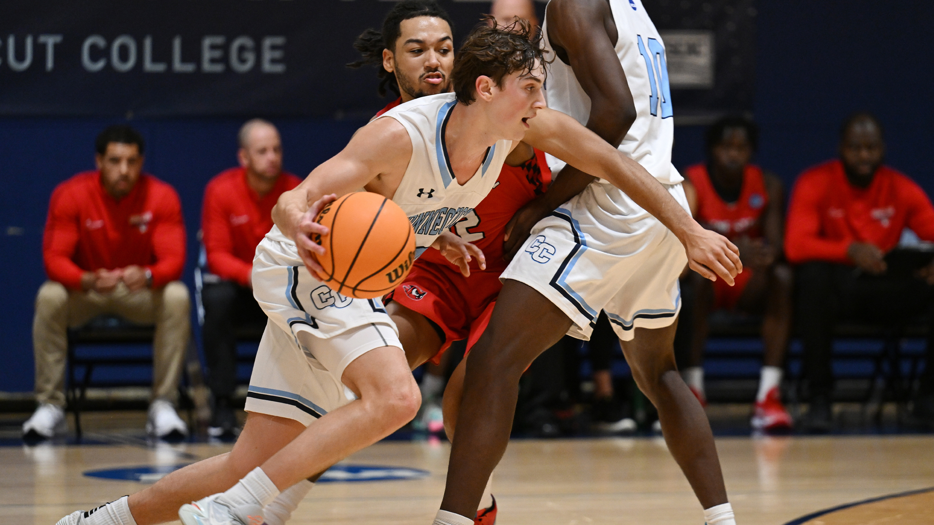 Men's Basketball Falls at No. 6 Trinity - Connecticut College