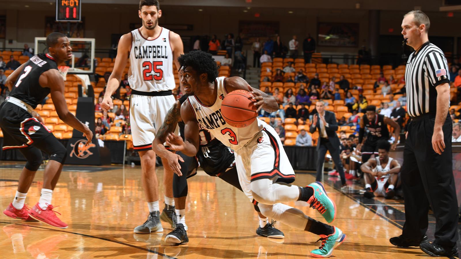 Big second half lifts Camels over GWU 72-61 - Campbell University