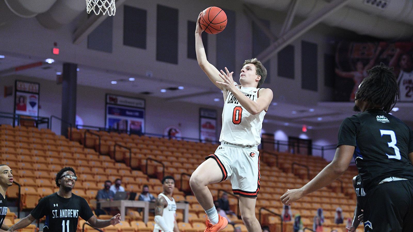 Camels roll by Knights 85-51 in opener - Campbell University